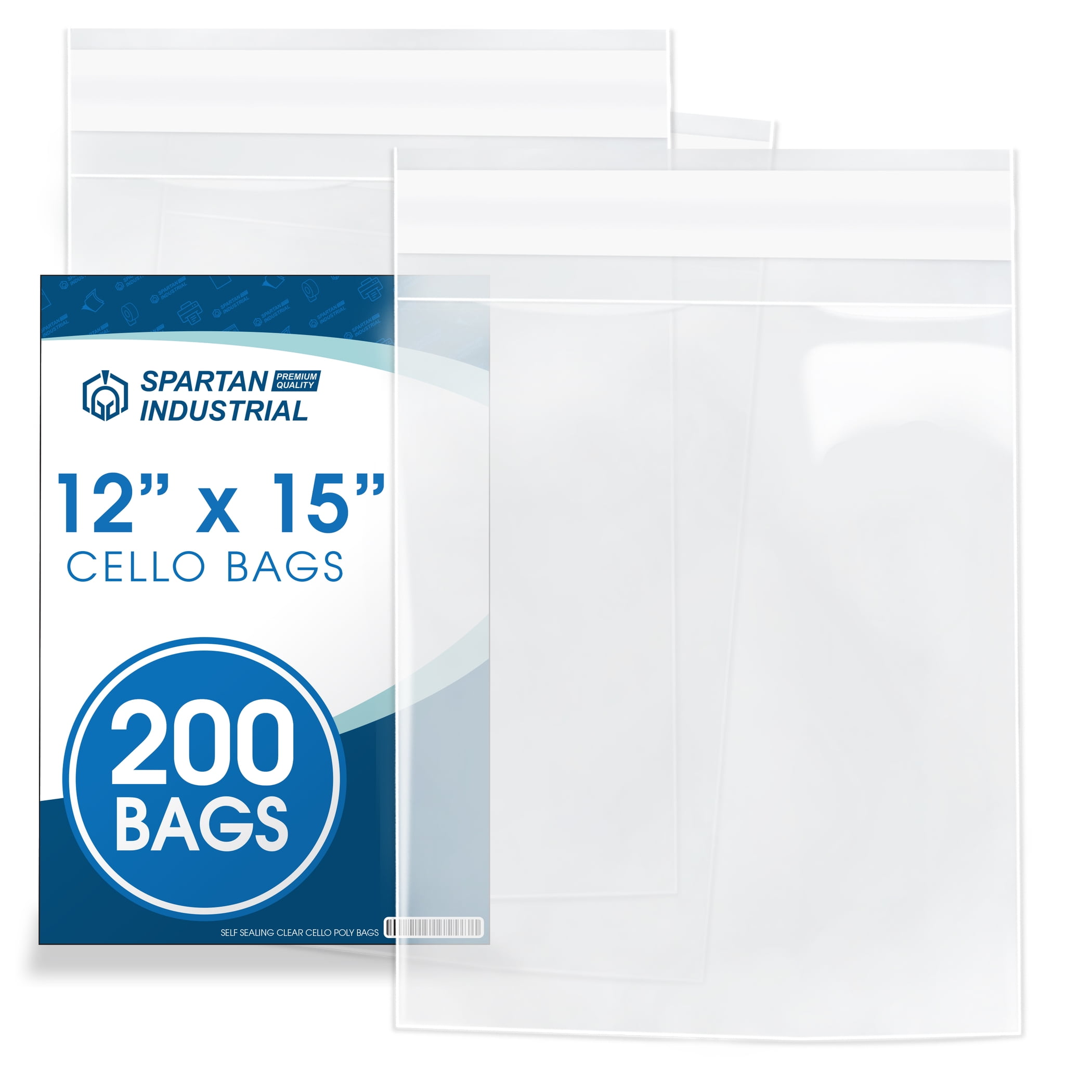 "Spartan Industrial - 12"" X 15"" Sealable Plastic Resealable T-Shirt ...