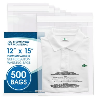 Spartan Industrial - 13” X 18” (500 Count) 2 Mil Clear Reclosable Zip ...