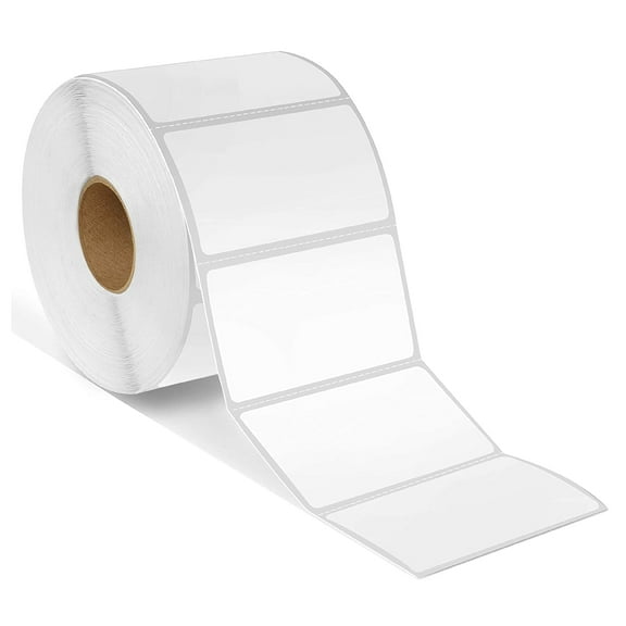 2.25" X 1.25" Direct Thermal Labels 5 Colors | Perforated Barcode ...