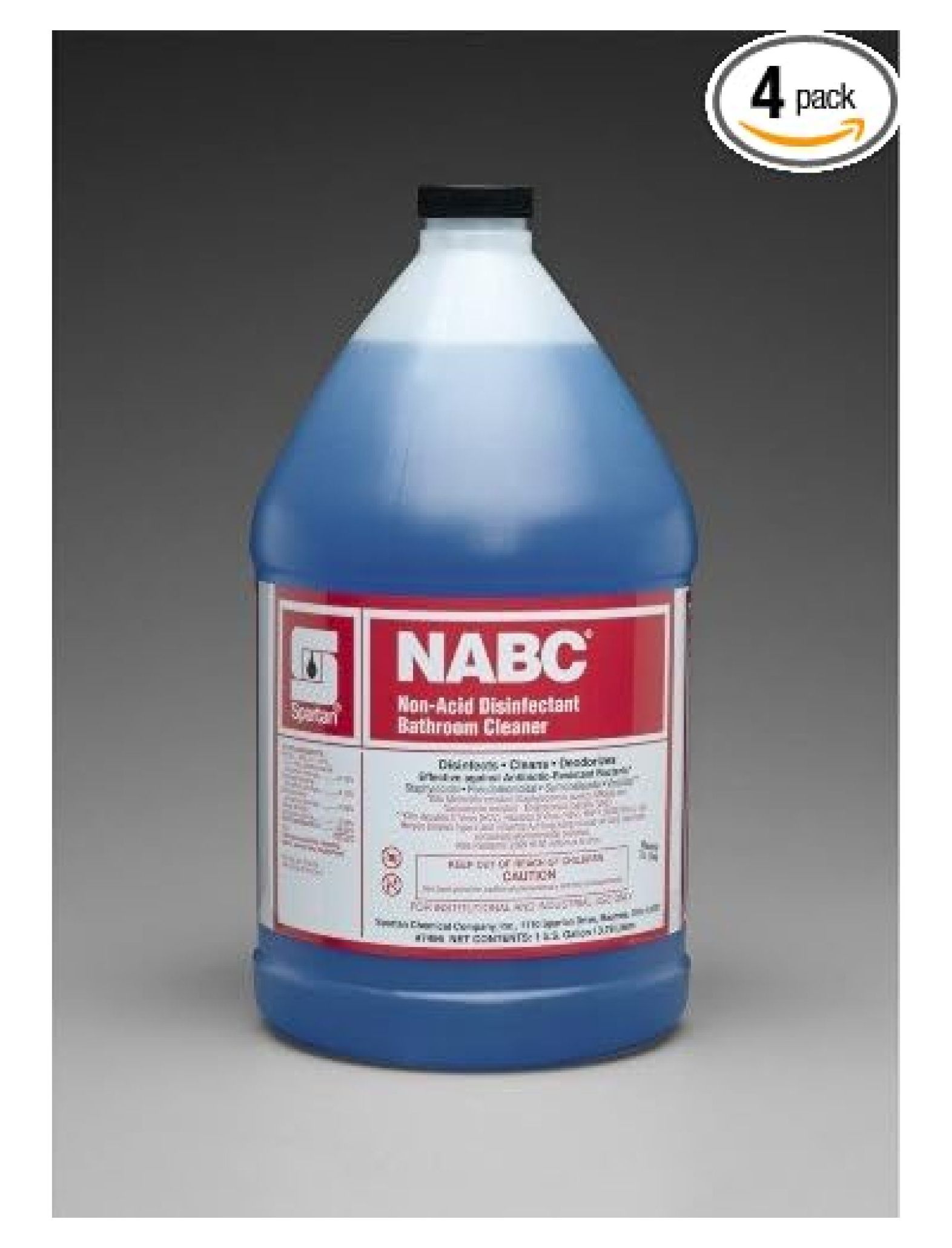 Spartan NABC Bathroom Cleaner - 1 Gallon, 4 Per Case - Non-Acid ...