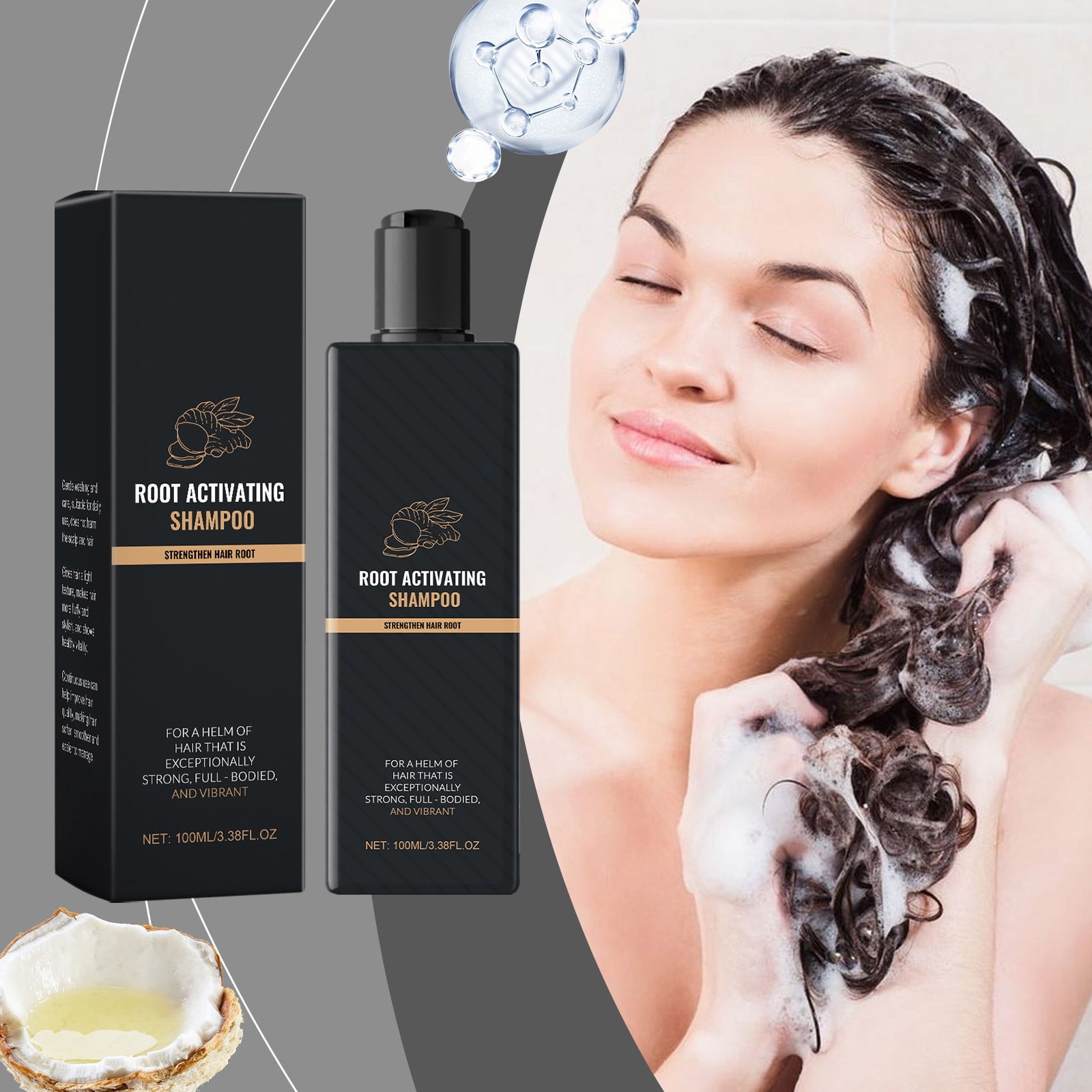 Spartan Root Activating Shampoo, Natural Hair Shampoos, Anti Hair Loss ...