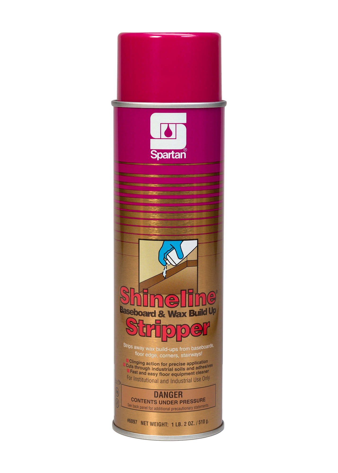 Spartan Shineline Baseboard & Wax Build Up Stripper , 12/cs - Walmart.com