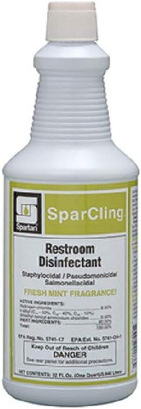 Spartan Sparcling Clinging Acid Bathroom Cleaner, 12 qt/cs - Walmart.com