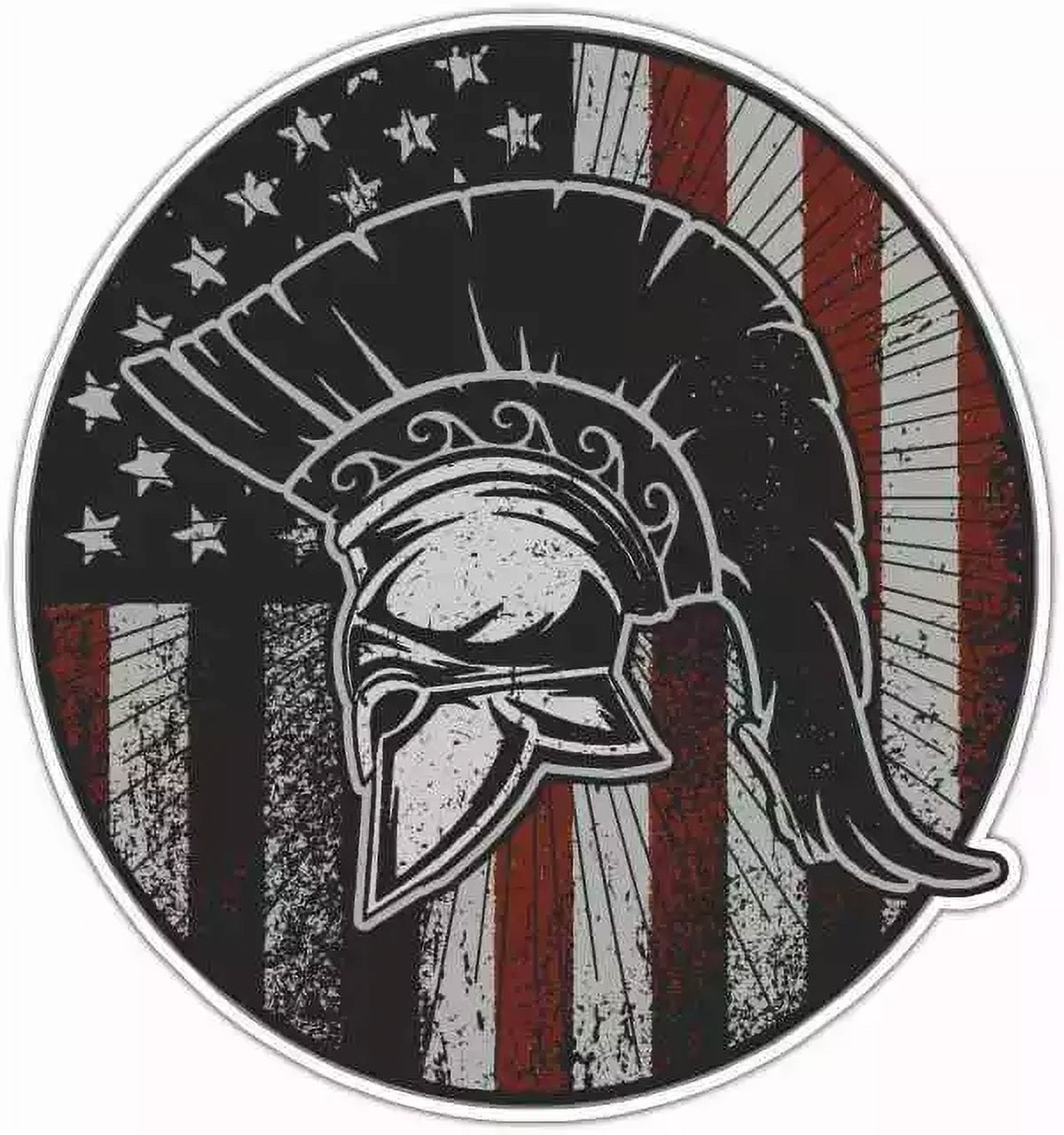 Spartan Sparta Soldier Warrior Usa Car Stickerphone Decal Water Bottle ...