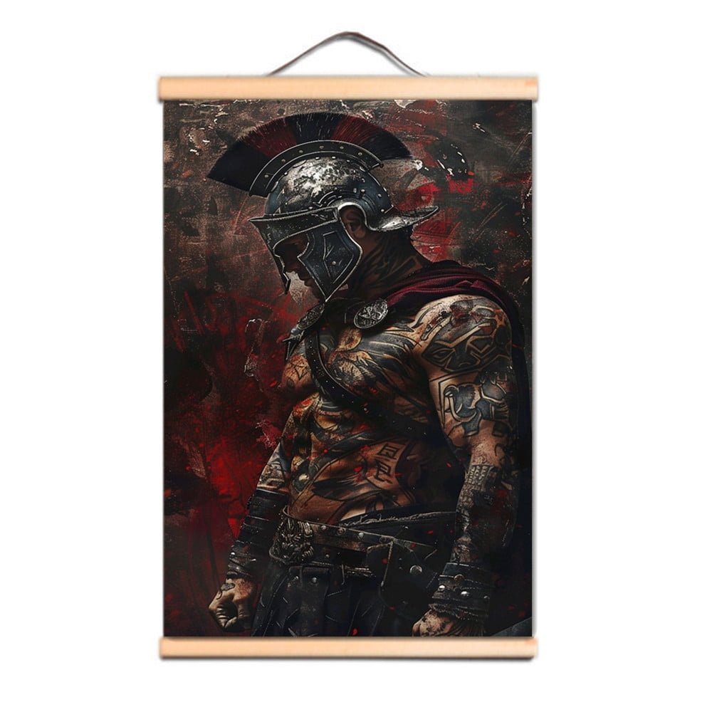 Spartan Warriors Artwork Funny Wall Art Decor Banner Ancient Greek ...