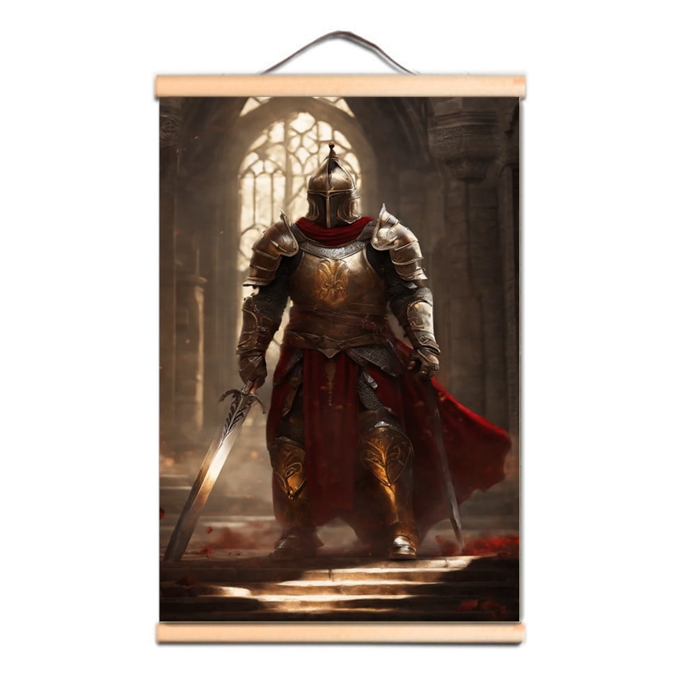 Spartan Warriors Tapestry Wall Hanging Flag Banner Vintage Knights ...