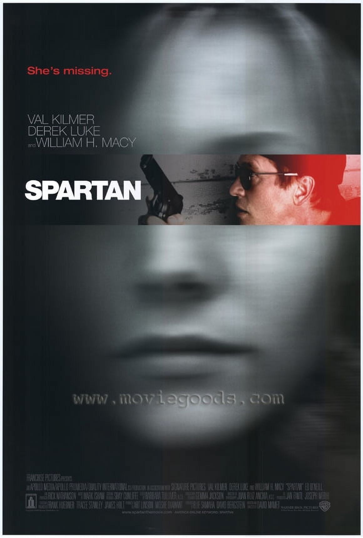 Spartan - movie POSTER (Style A) (27" x 40") (2004) - Walmart.com
