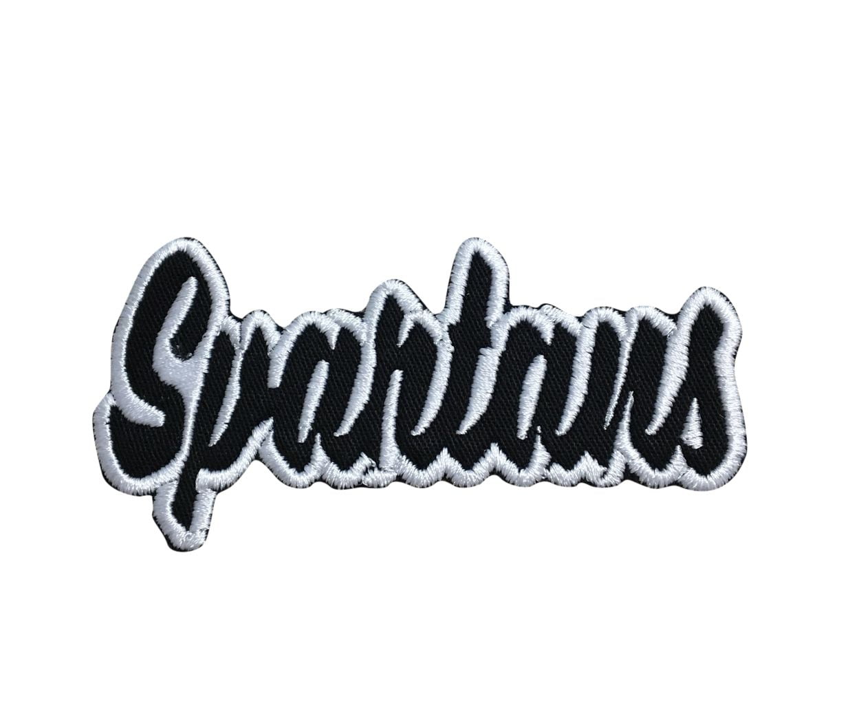 Spartans - Black/White - Team Mascot - Words/Names - Iron on Applique ...