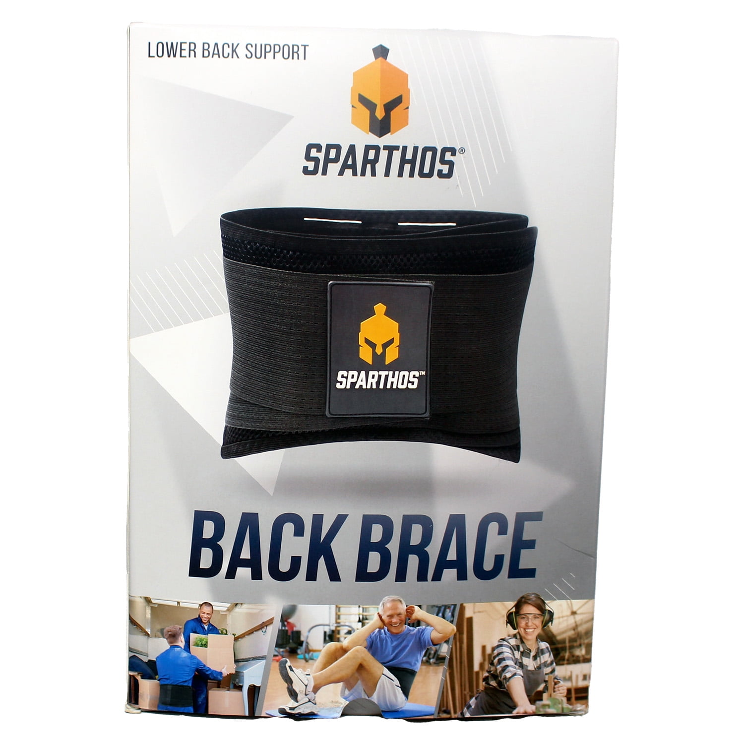 Sparthos Back Brace Back Support Belt (Small) - Walmart.com