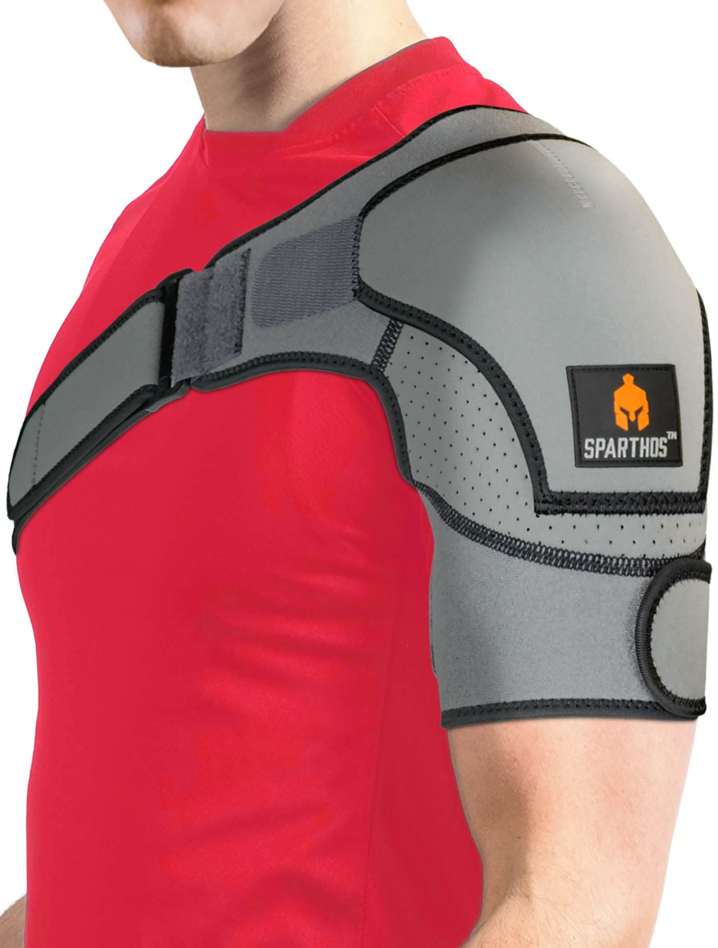 Sparthos Shoulder Brace - Support and Compression Sleeve for Torn ...