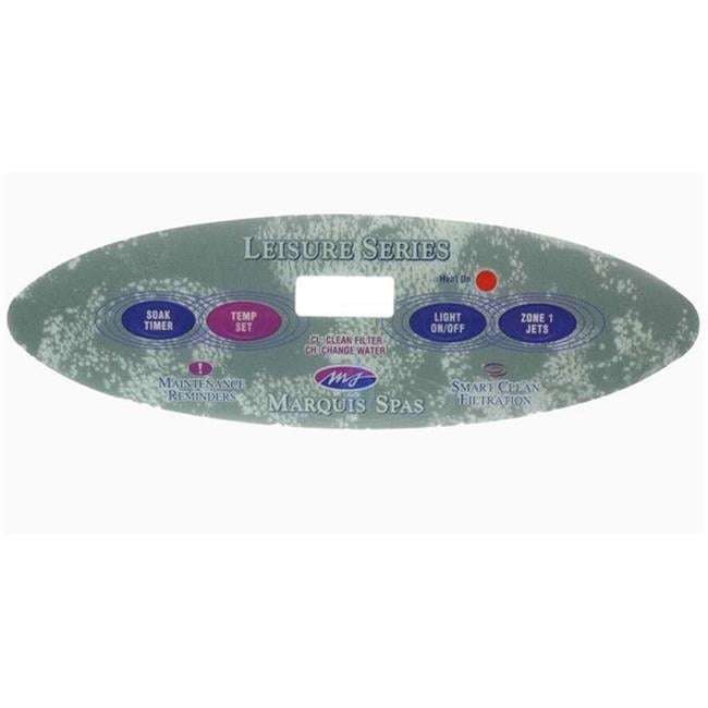 Spaside Overlay Marquis Balboa Digital Duplex - Oval, 4-Button Soak-Temperature-Light-Jets for ...