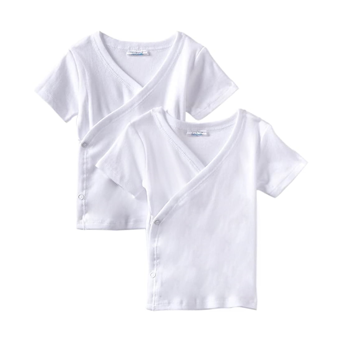 Spasilk Baby Cotton Side Snap Tee T Shirt for Newborns and Infants, 2 ...