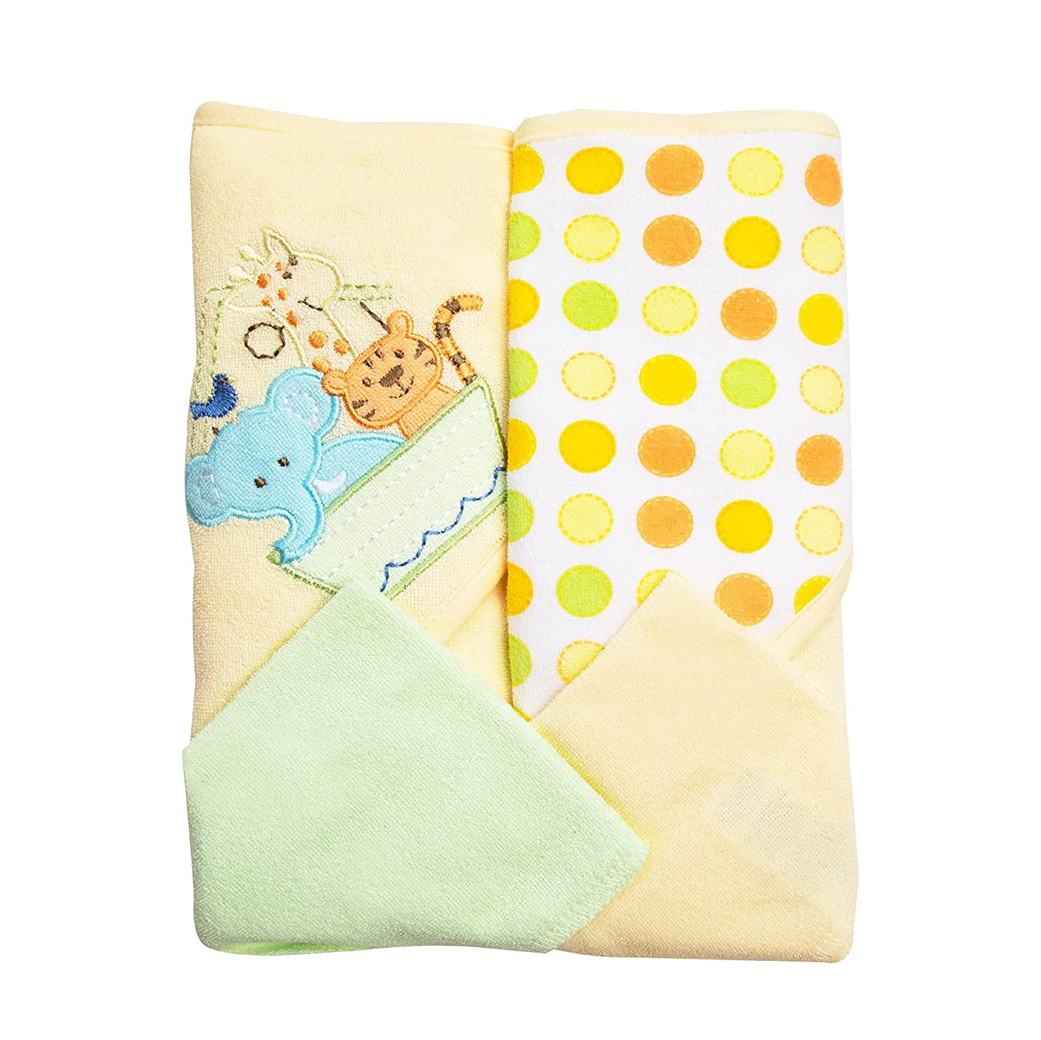 Spasilk Hooded Terry Baby Bath Towels, Soft and Absorbent, Ark Yellow ...