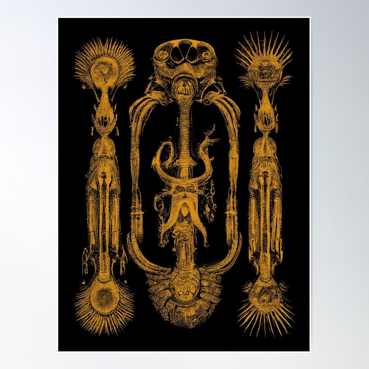 Spatial Connection V3 Poster Wall Art, Modern Wall Decor For Living ...