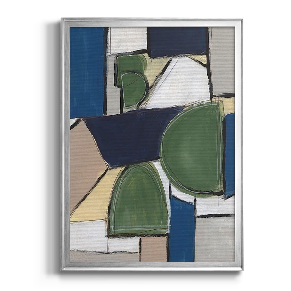 Spatial Mix II Premium Framed Print, in Gold, Black, or Silver - Ready ...