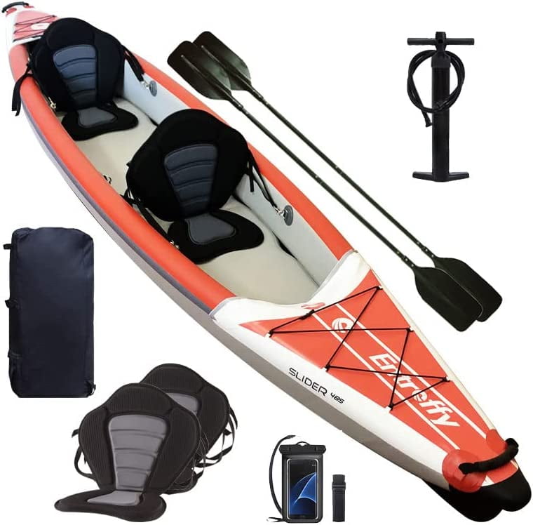 Spatium Kayaks 1 Person Inflatable Kayak-Leisure Kayak Aluminium Paddle ...