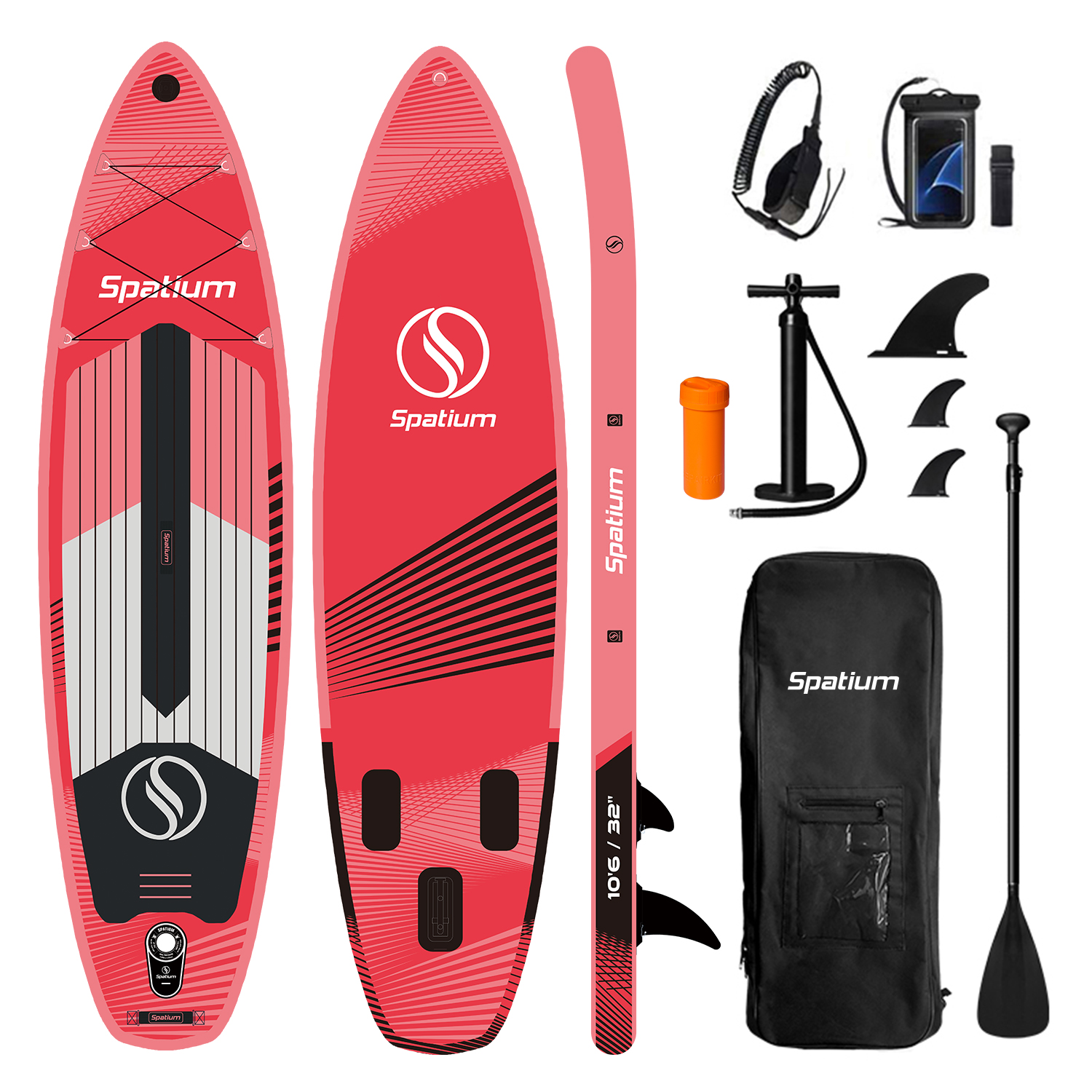 Spatium Sup Paddle Board 10'6''×31''×6'' Inflatable Stand Up Paddle ...