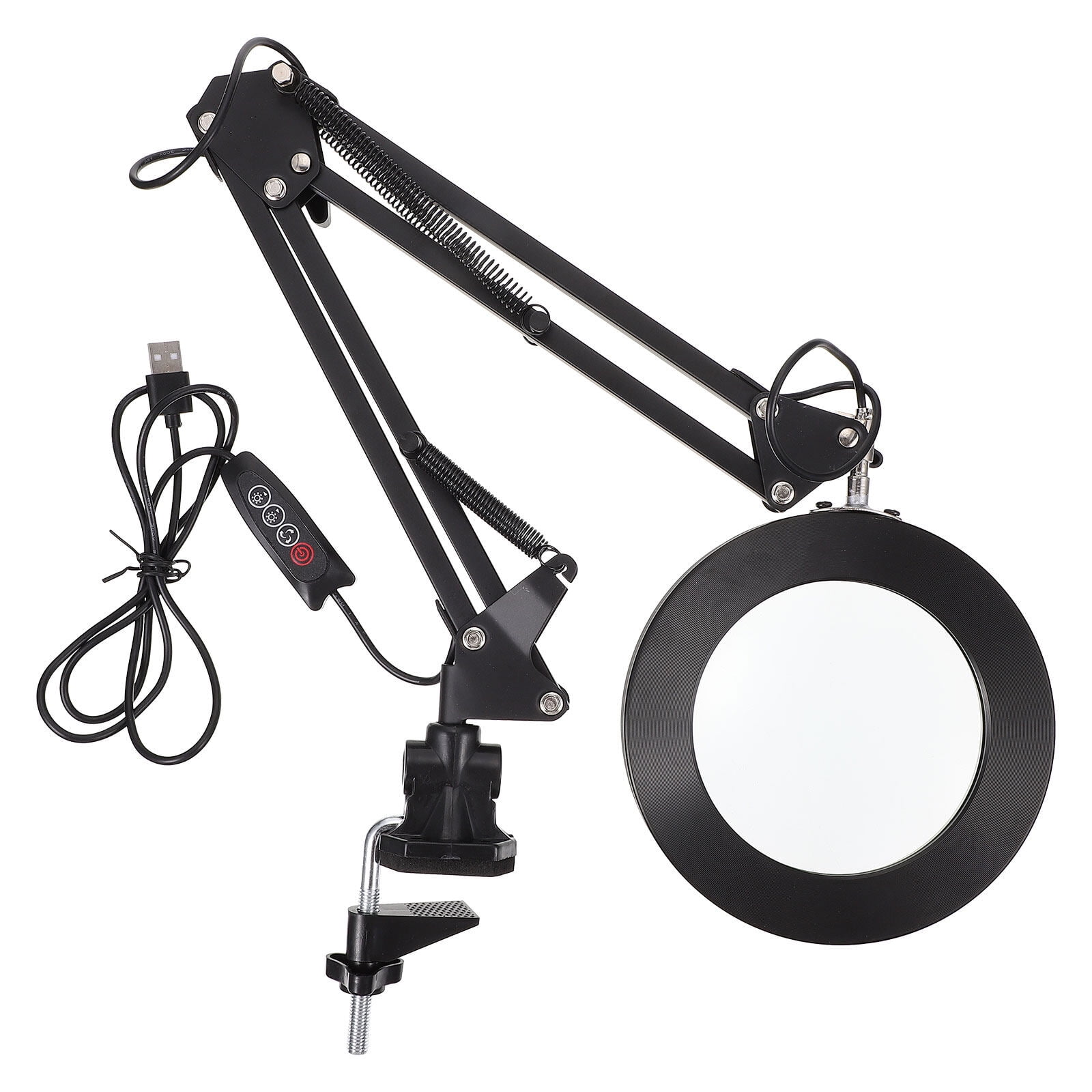 Spatiy 1 Set LED Magnifying Lamp Repairing Magnifying Lamp Desktop ...