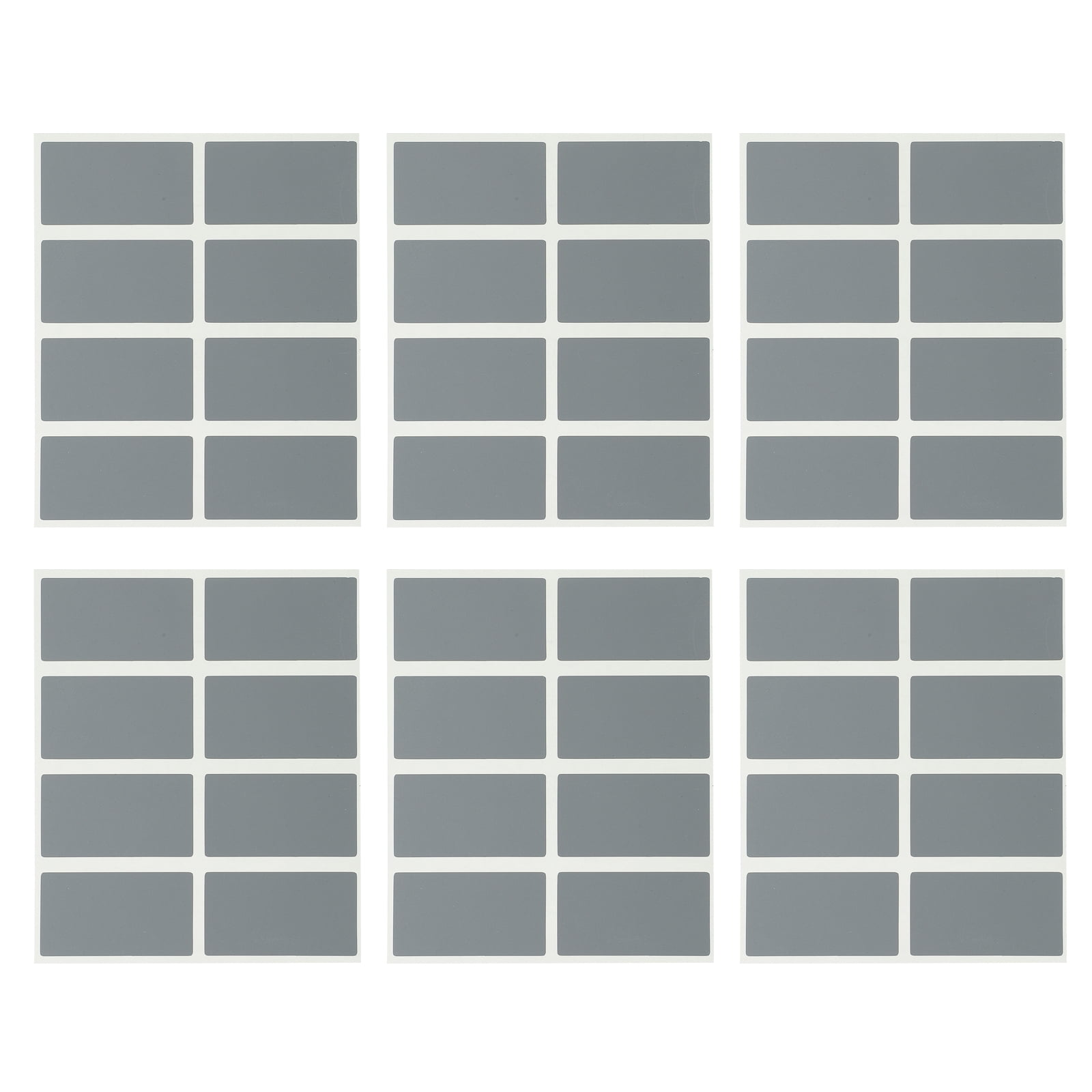 Spatiy 100pcs Rectangular Peel and Stick Labels DIY Scratch Off ...