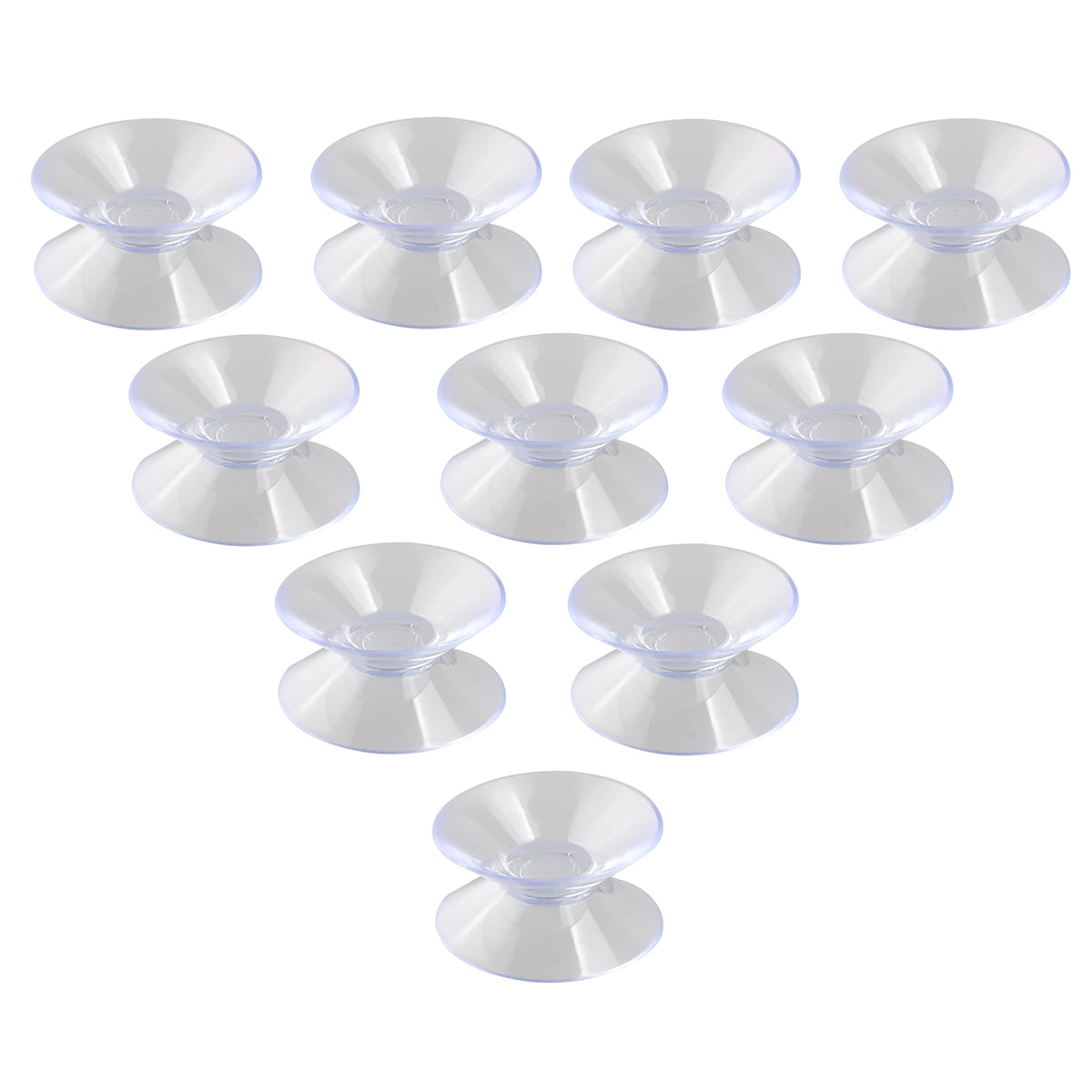 Spatiy 10pcs 30mm Double- sided Suction Cups, Sucker Pads Glass Table ...