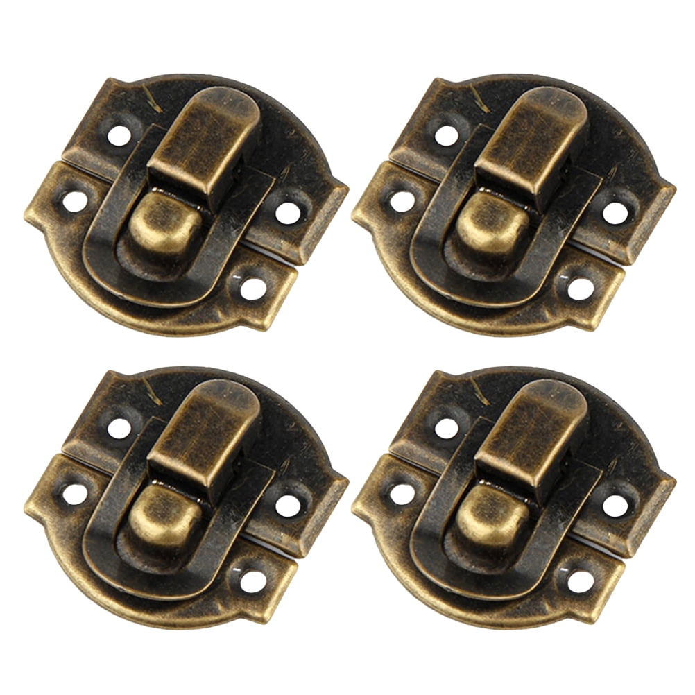 Spatiy 20pcs Antique Hasps Iron Lock Catch Latches for Jewelry Chest ...
