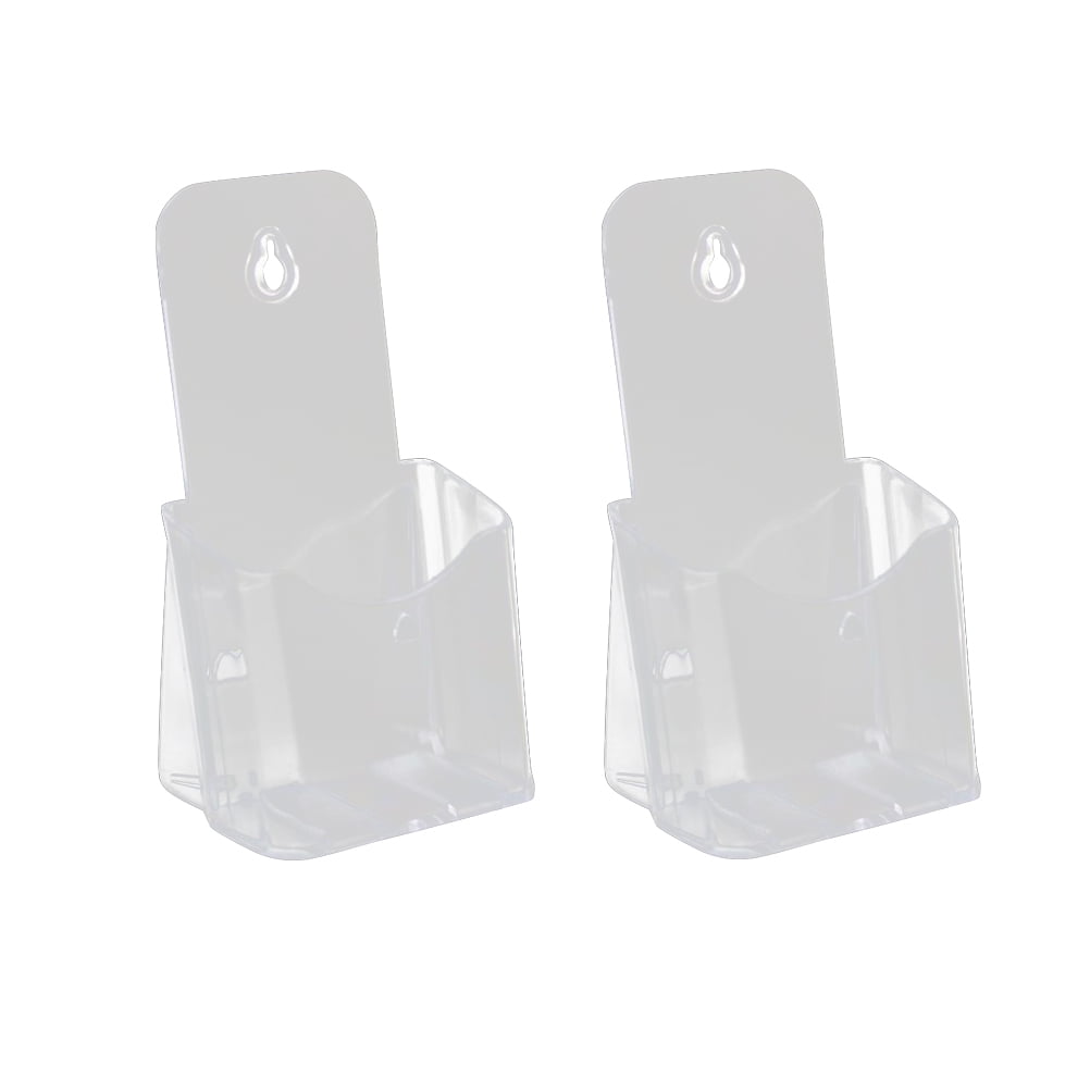 Spatiy 2Pcs Transparent Acrylic A4 Threefold Single Layer Leaflet ...