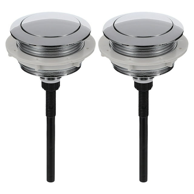 Spatiy 2pcs Toilet Water Tank Button Single Flush Cistern Push Button ...