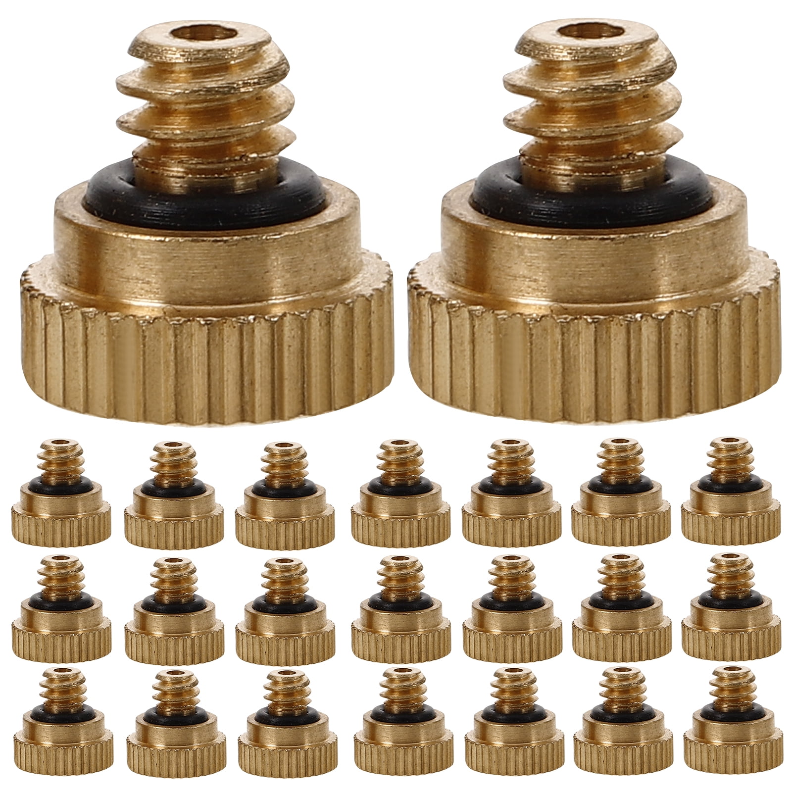 Spatiy 30PCS Misting Nozzles Brass Misting Nozzle Spray Nozzles Mister ...