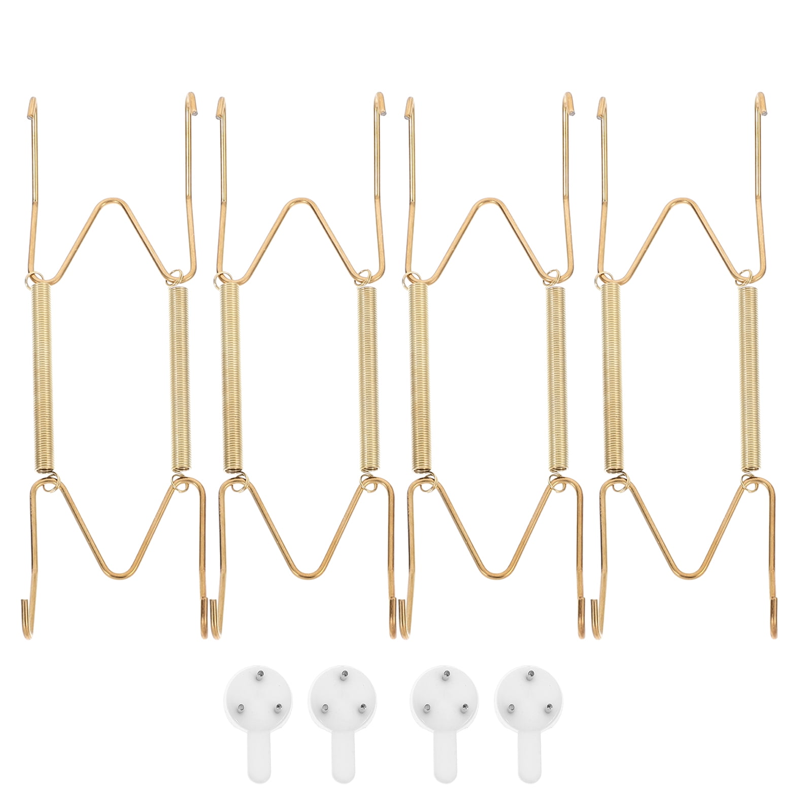 Spatiy 4Pcs Plate Hangers, 6 Inches Invisible Plate Hangers, Wall Wire ...