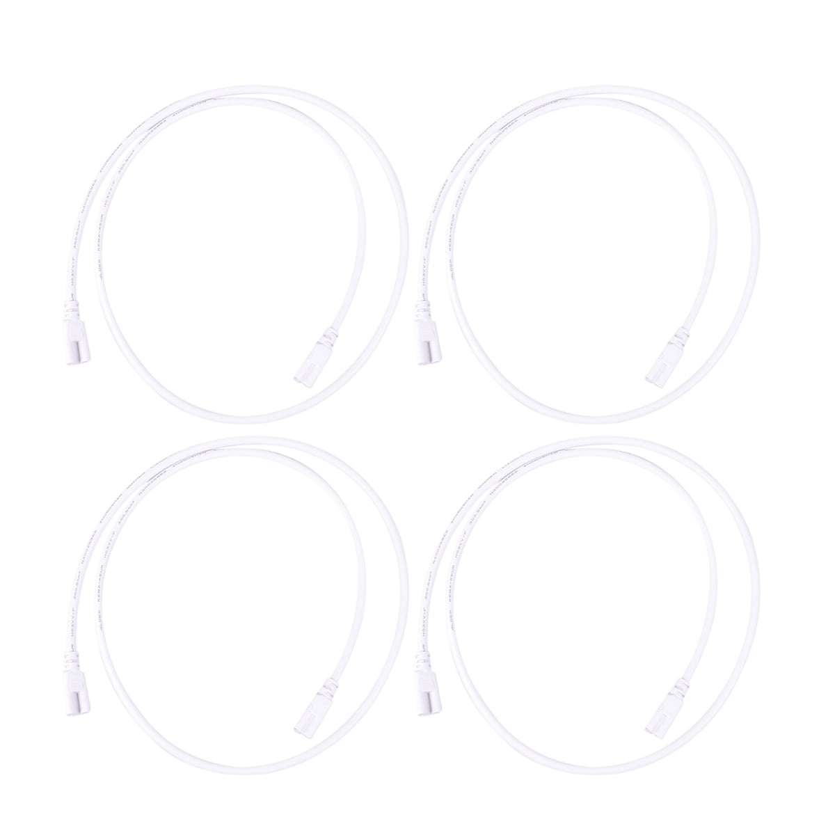 Spatiy 4pcs LED Double End 3Pin Lamp Connecting Wire Ceiling Lights ...