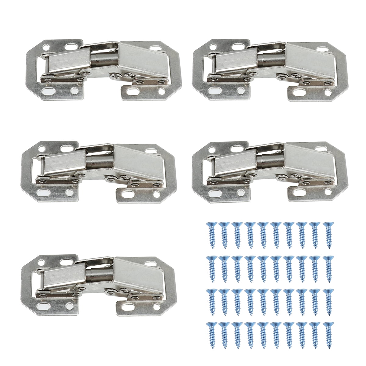 Spatiy 5 Cabinet Hinges With 40 Screws Stainless Steel Door Hinges ...