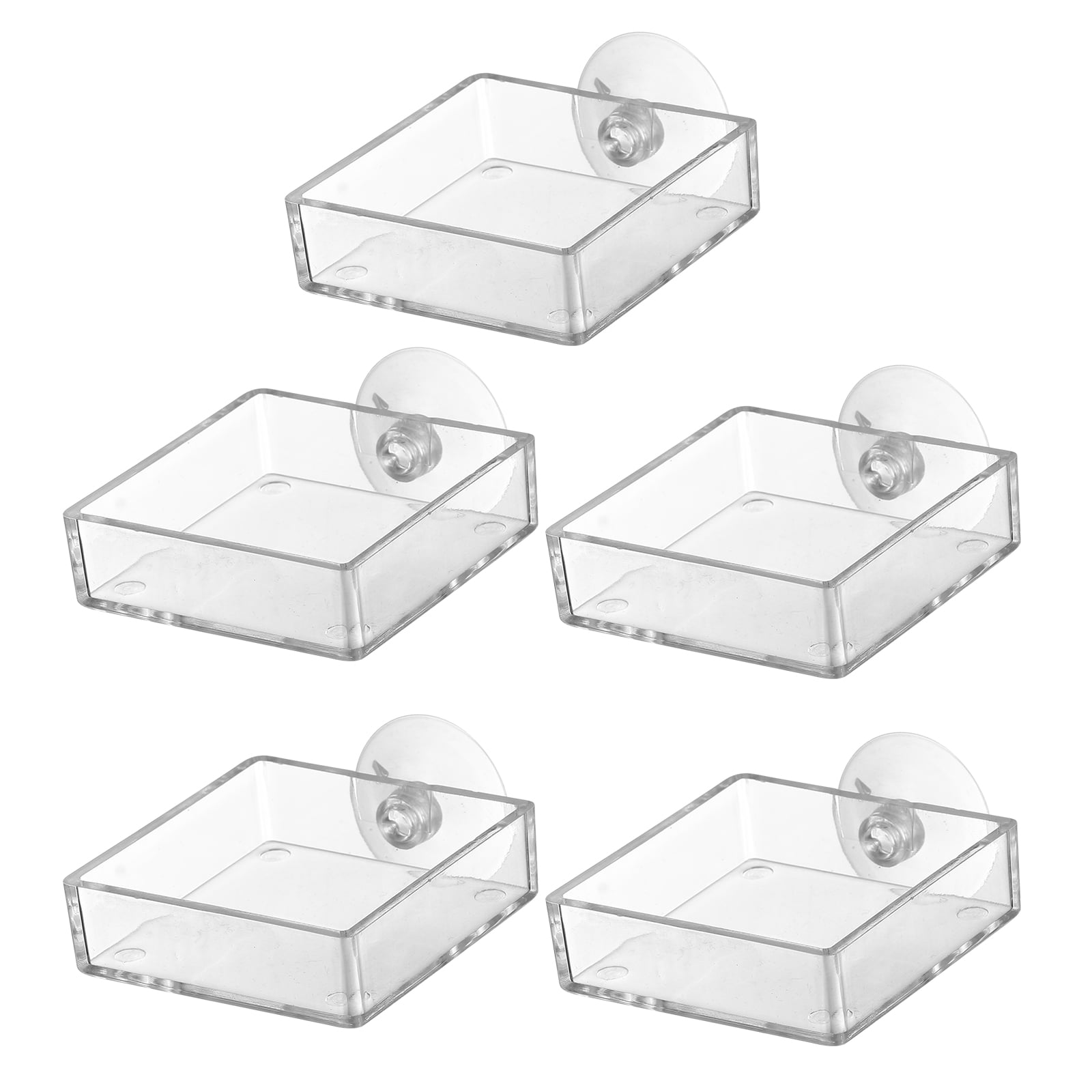 Spatiy 5Pcs Aquarium Feeding Supply Fish Tank Feeding Tool Feeder Tray ...