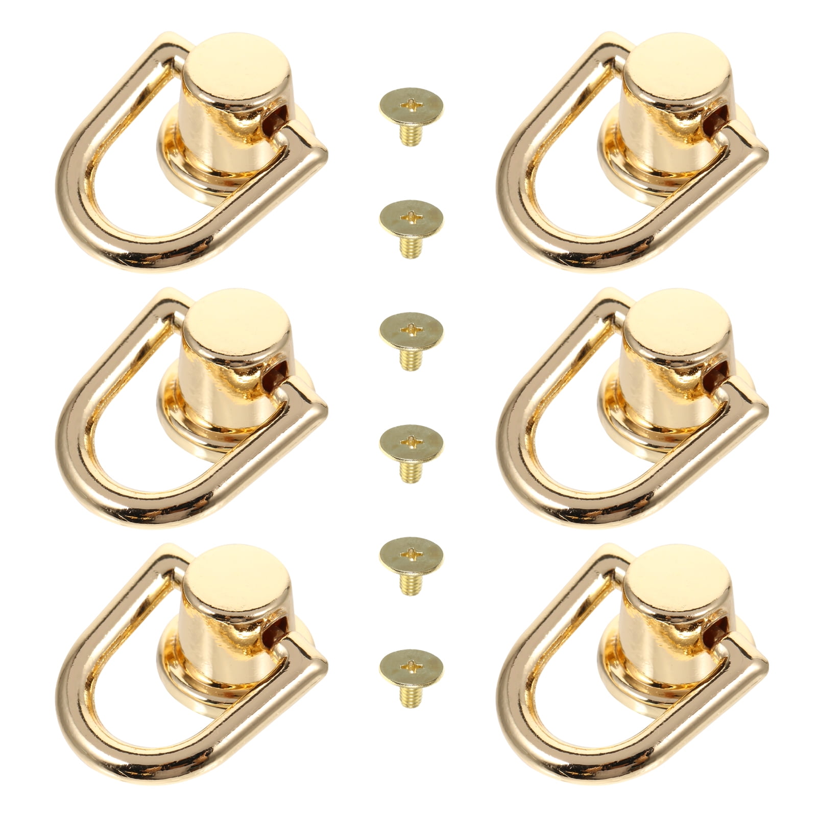 Spatiy 6pcs Creative Swivel Clasps D Ring Clasp Swivel Snap Hook Clips ...