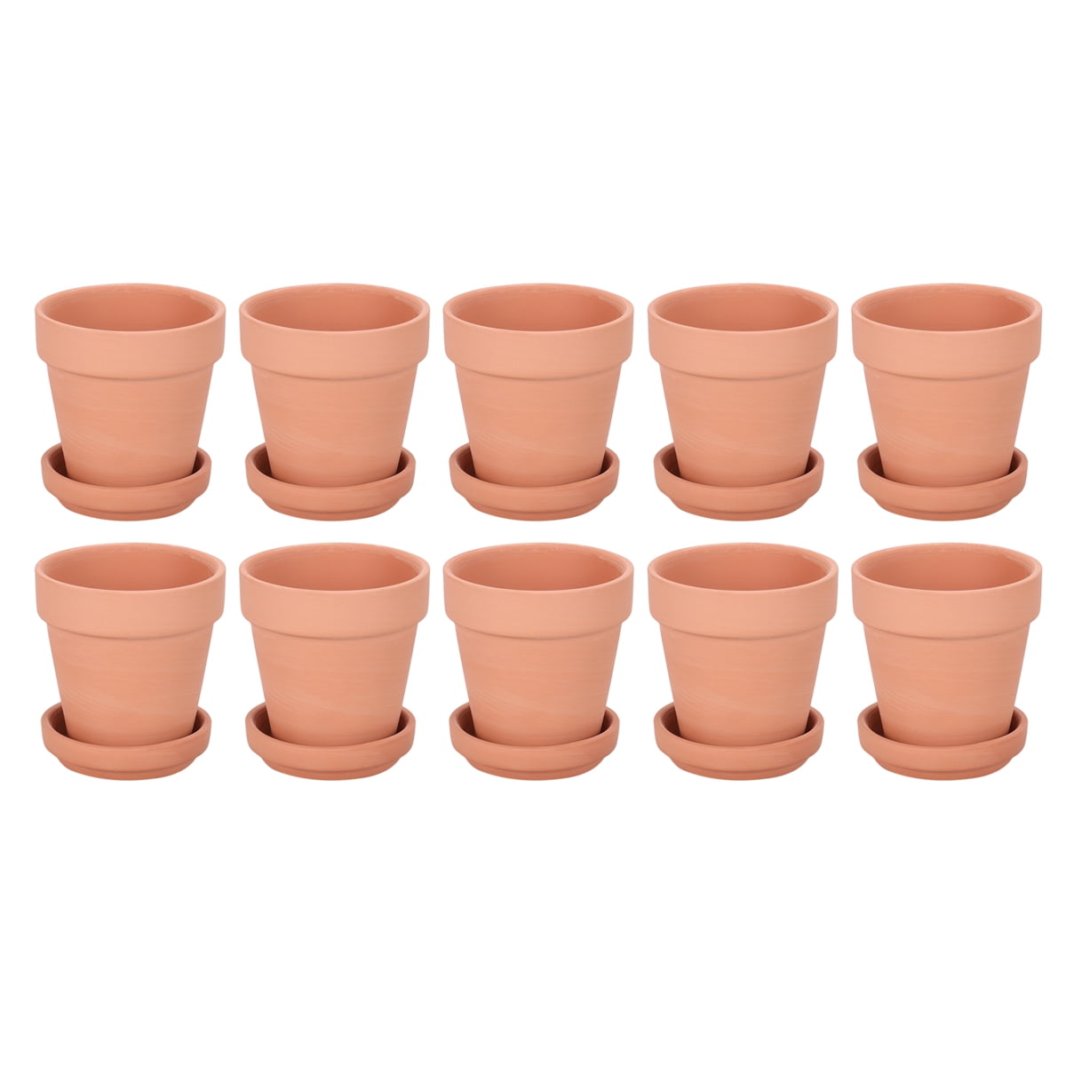 OUNONA Chocolate Clay Pots for Plants Simple Household Cactus Succulent ...