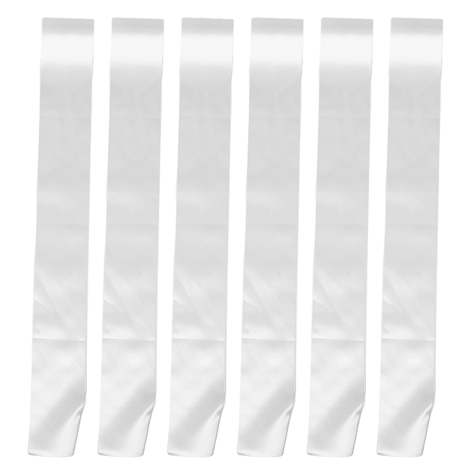 Spatiy DIY White Blank Satin Sash for Graduation Wedding Birthday ...