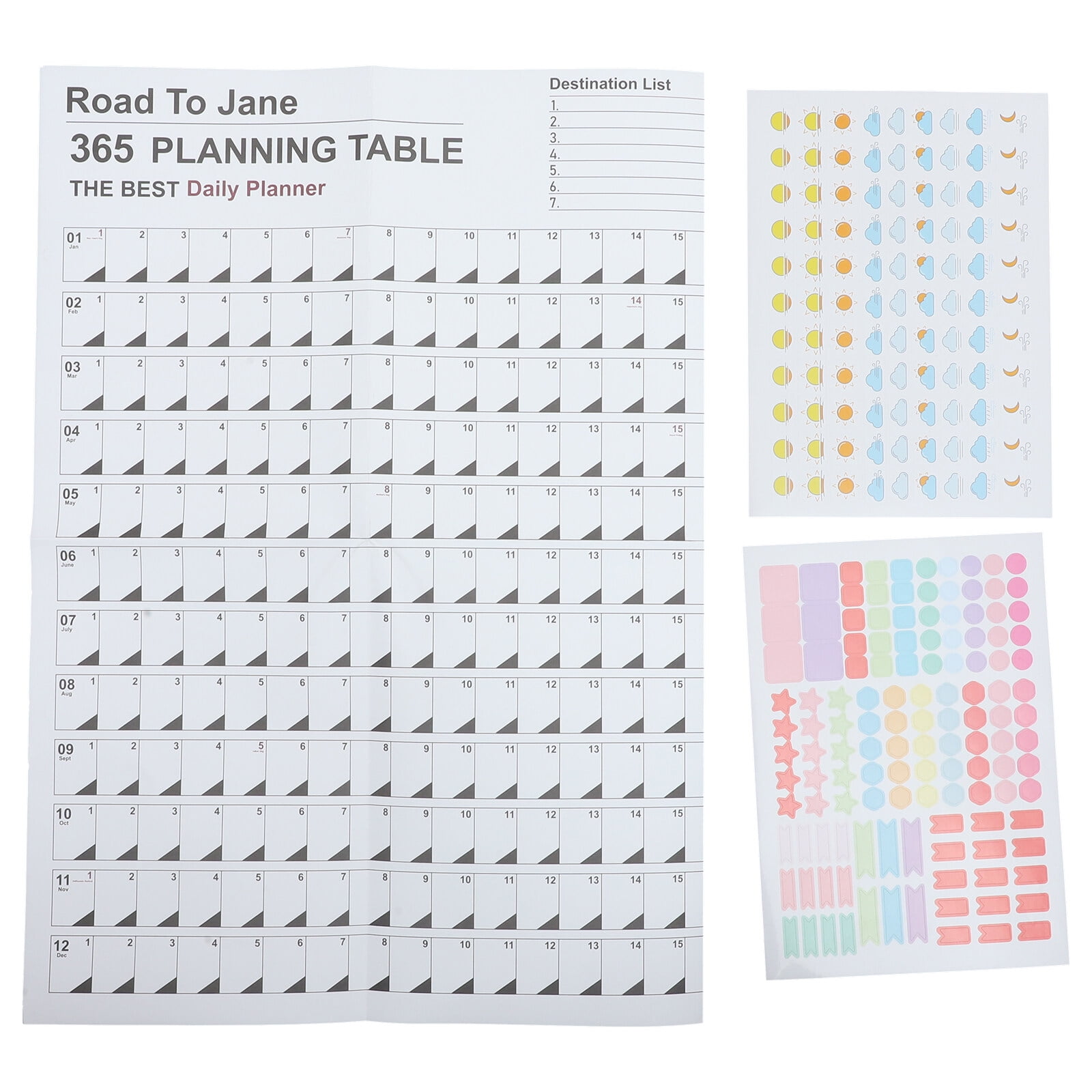 Spatiy Time Planning Calendar Wall Schedule Calendar Planning Schedule ...