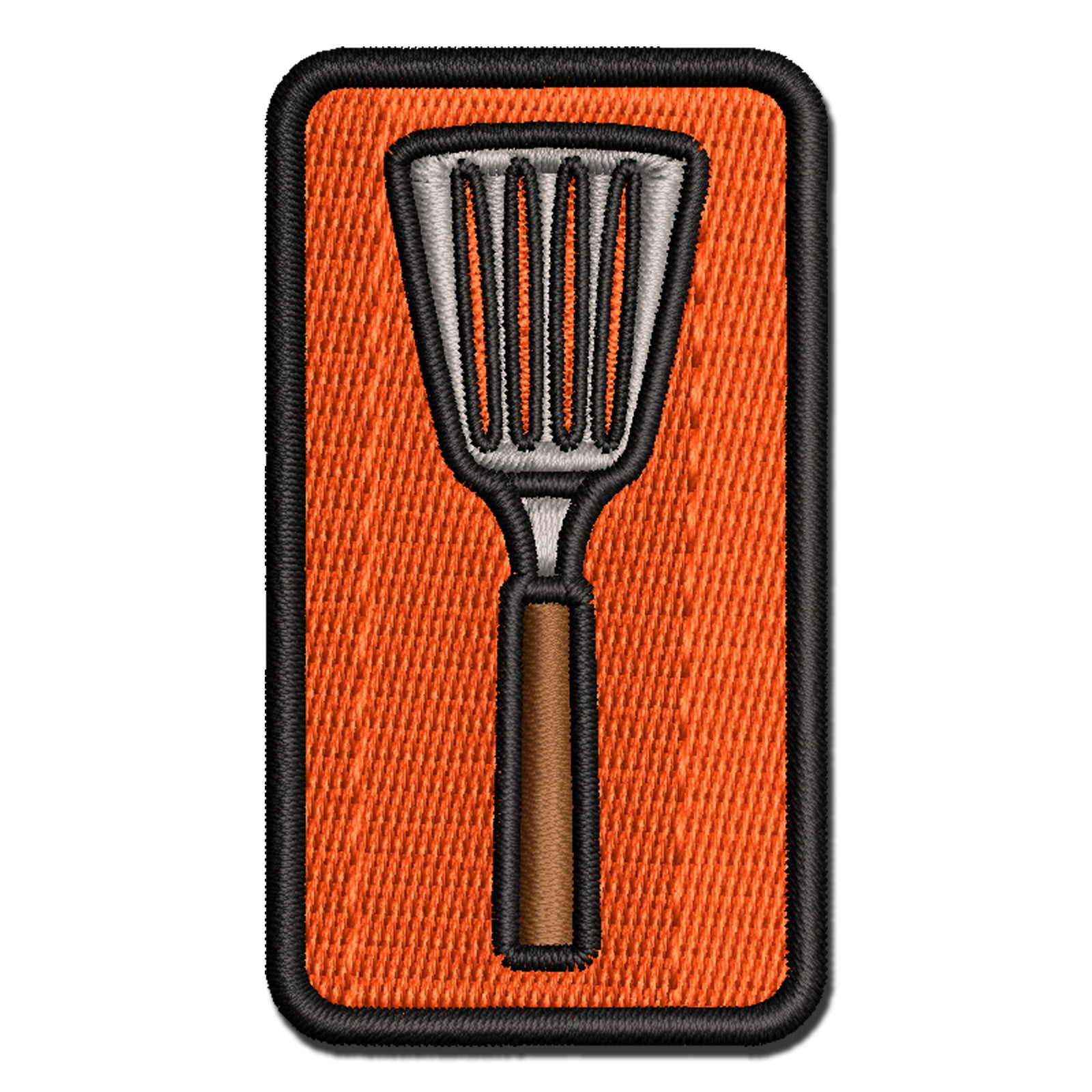 Spatula Kitchen Utensil BBQ Grilling Applique Multi-Color Embroidered ...