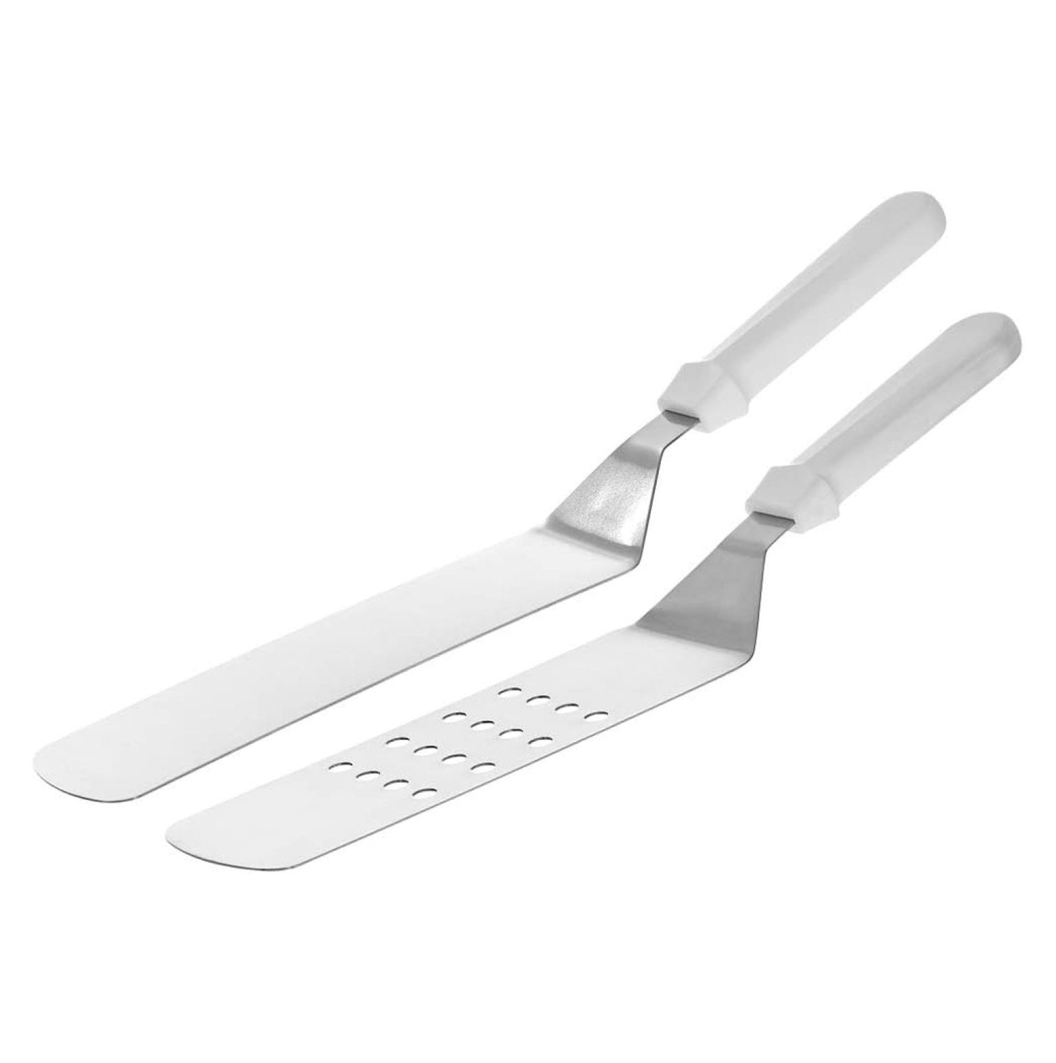 Spatula Set by ZRuEzyX - Stainless Steel 8 x 3-Inch Blade Solid and ...