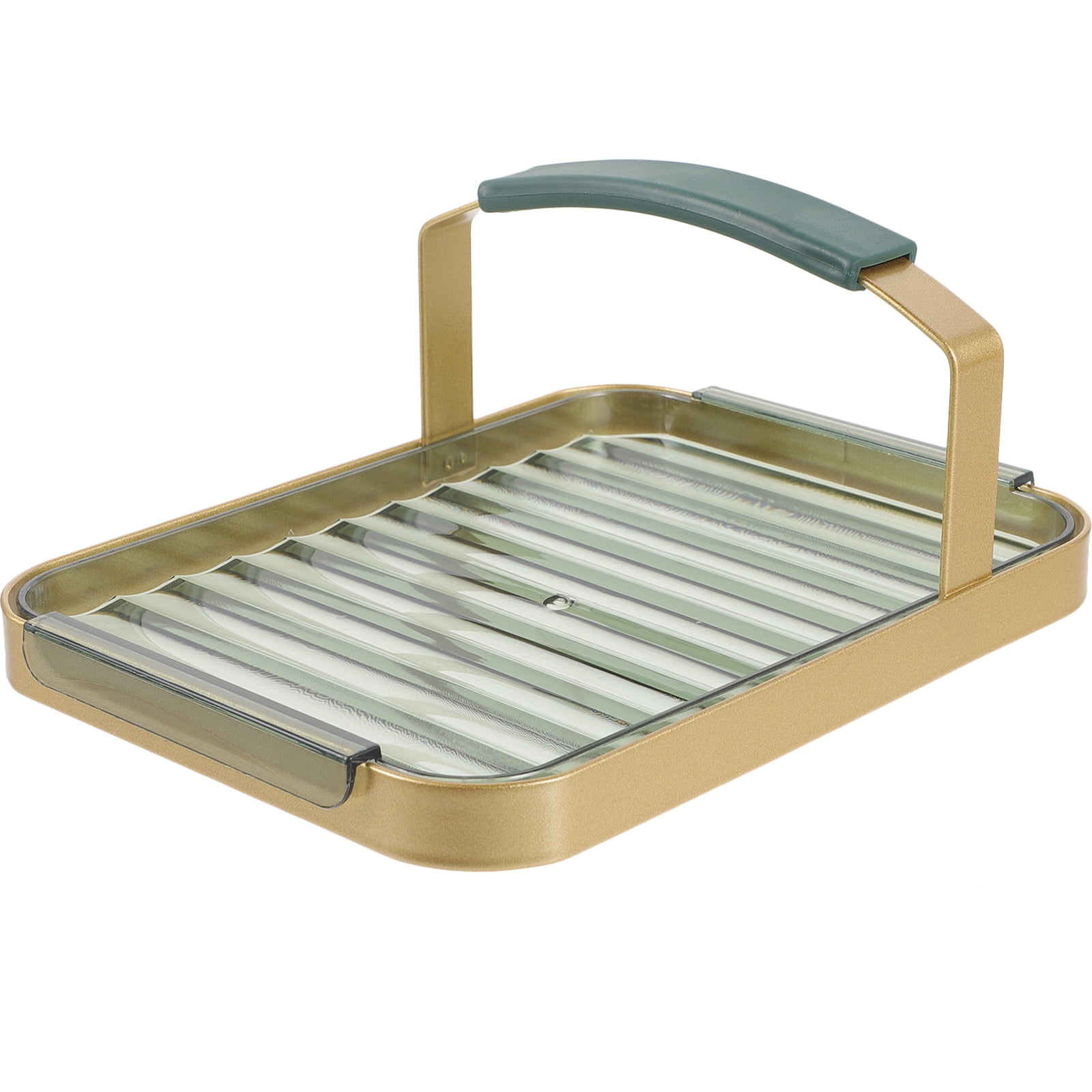 Spatula Storage Rack Kitchen Cabinets Pot Rack Organizer Portable White ...