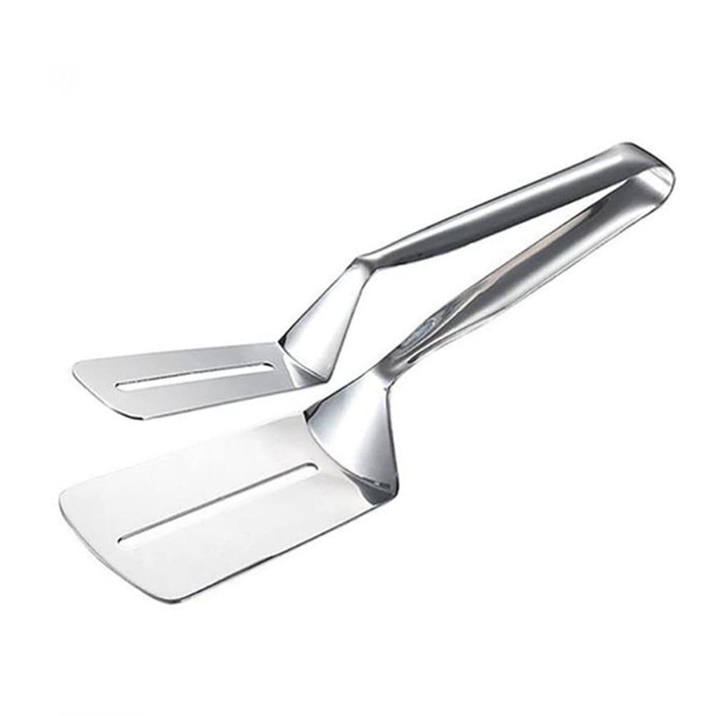 Spatula Tongs, Steak Clamp, 304 Stainless Slotted Double Spatula, Multi ...