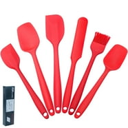 Happon Silicone Spatulas, Small Rubber Spatula with Solid Stainless ...