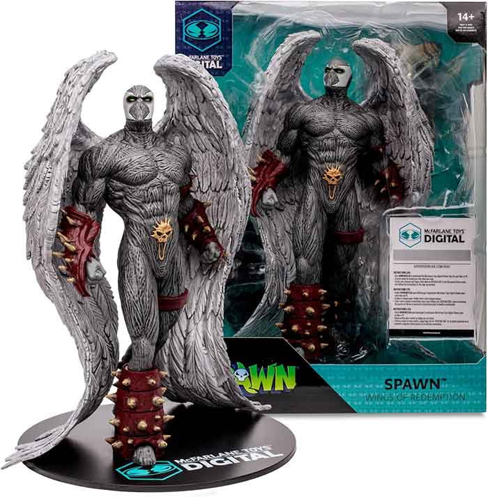 Spawn 12 Inch Statue Figure Digital Collectible - Wings of Redemption ...