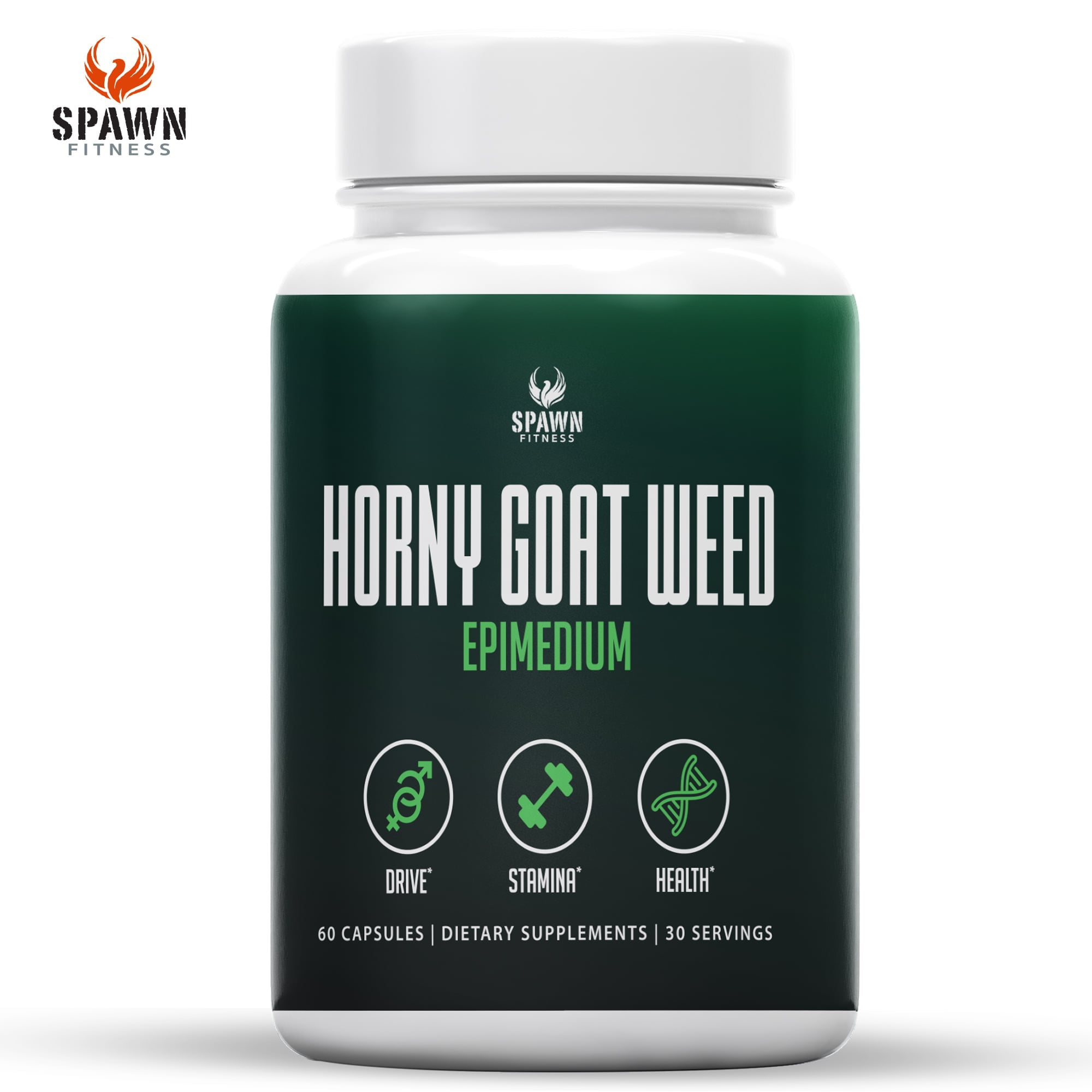 Spawn Fitness Horny Goat Weed for Men Male Enhancing Supplement with ...