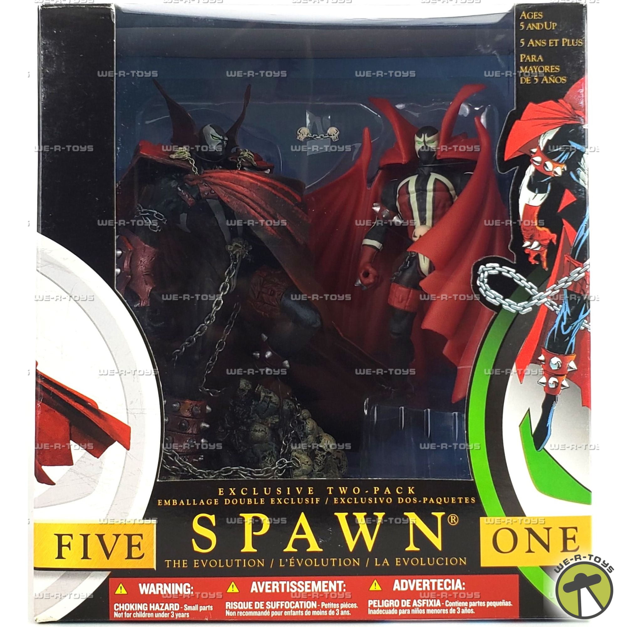 Spawn I and V Exclusive Two-Pack Action Figures 2002 McFarlane Toys ...