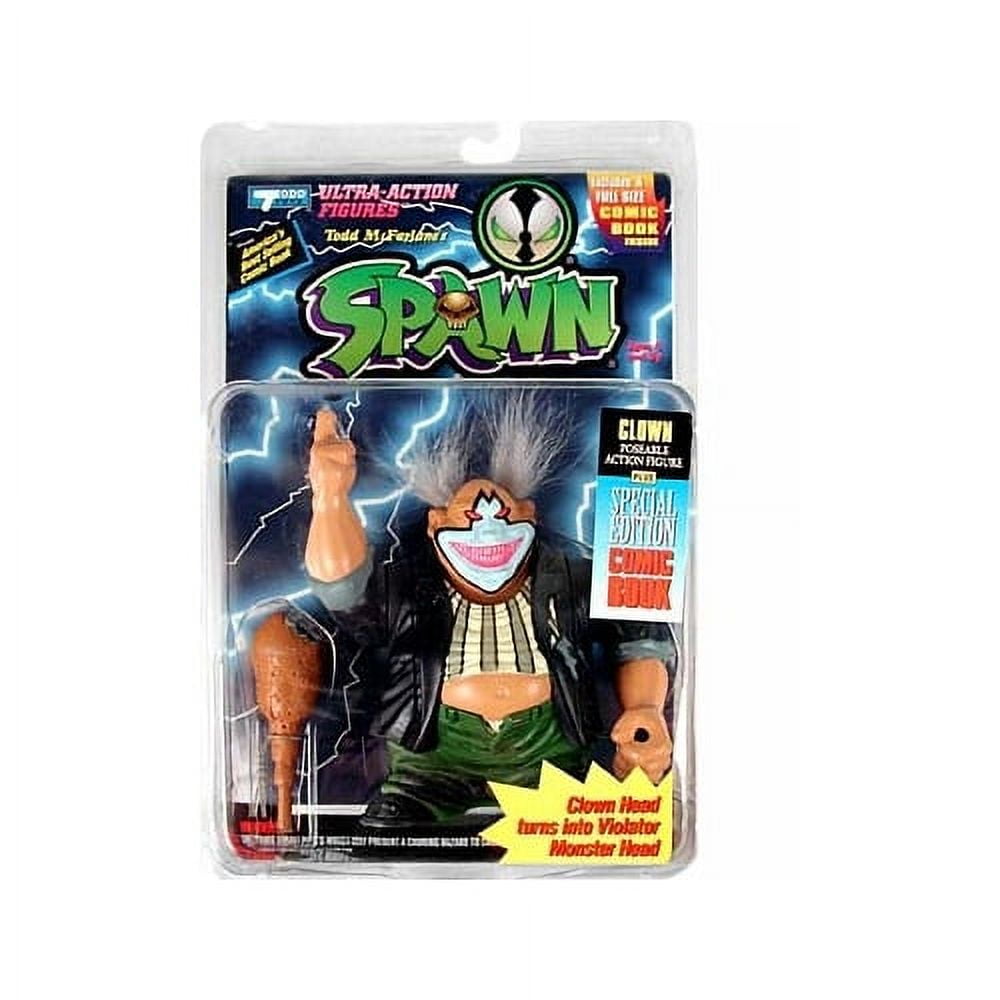 Spawn Series 1 Clown (Clown Head) Action Figure (Distressed Packaging ...