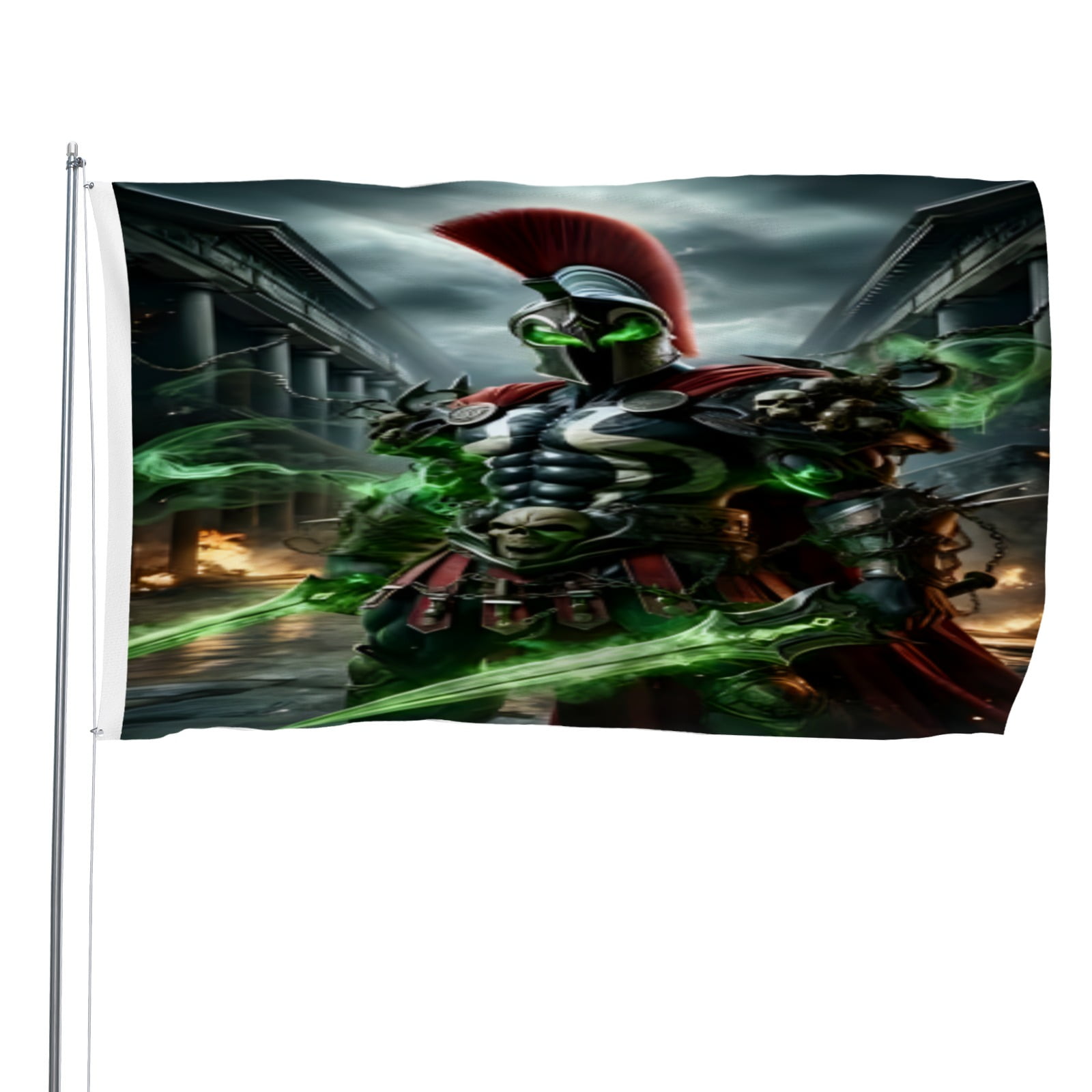 Spawn flag perfect for outdoor decoration, can be hung indoors, outdoor ...