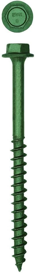 Spax PowerLags 3/8 In. x 5 In. Hex Head Exterior Structure Screw (25 Ct ...