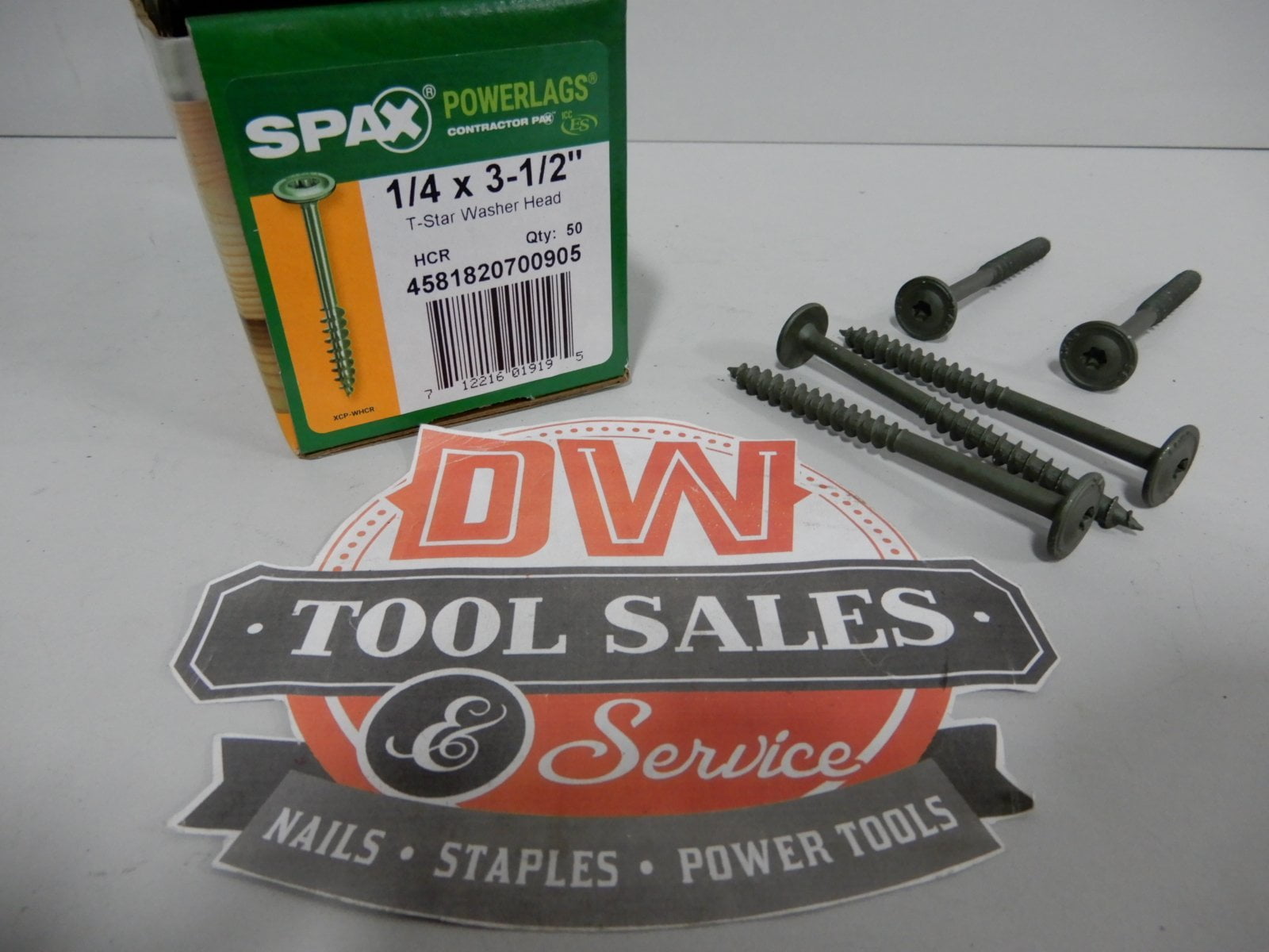 Spax Screws Made in USA 1/4" x 3 1/2" Washer Head Star Drive Exterior ...