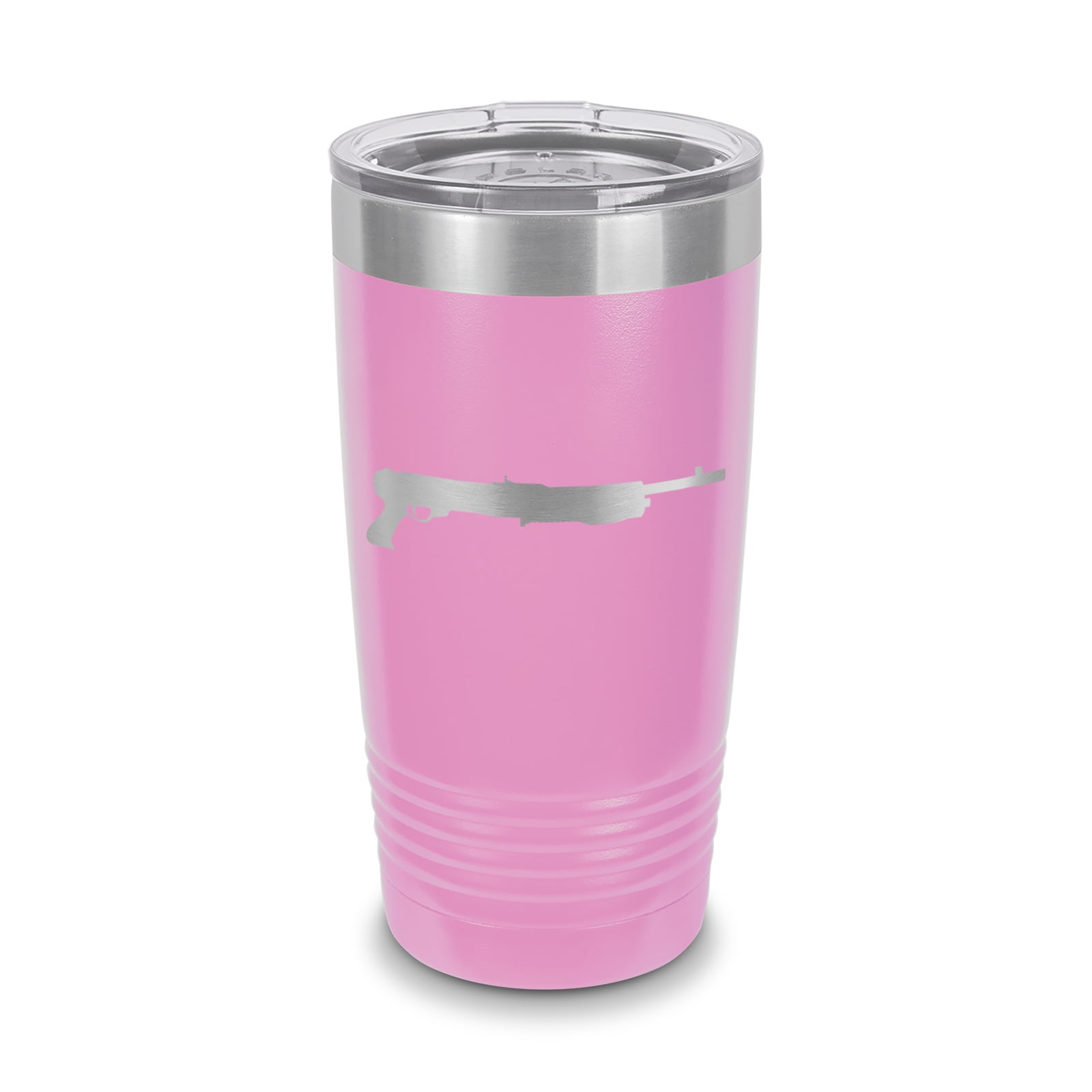 Spaz 12 Tumbler 20 oz - Laser Engraved w/ Clear Lid - Stainless Steel ...