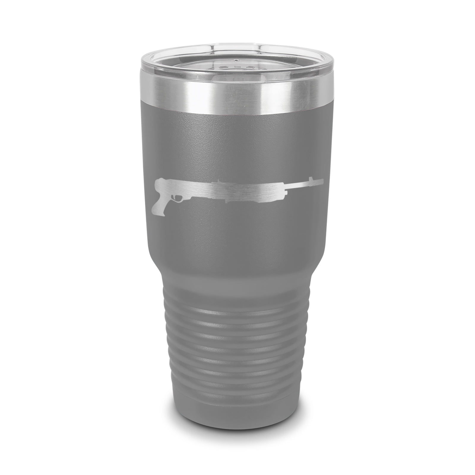 Spaz 12 Tumbler 30 oz - Laser Engraved w/ Clear Lid - Stainless Steel ...